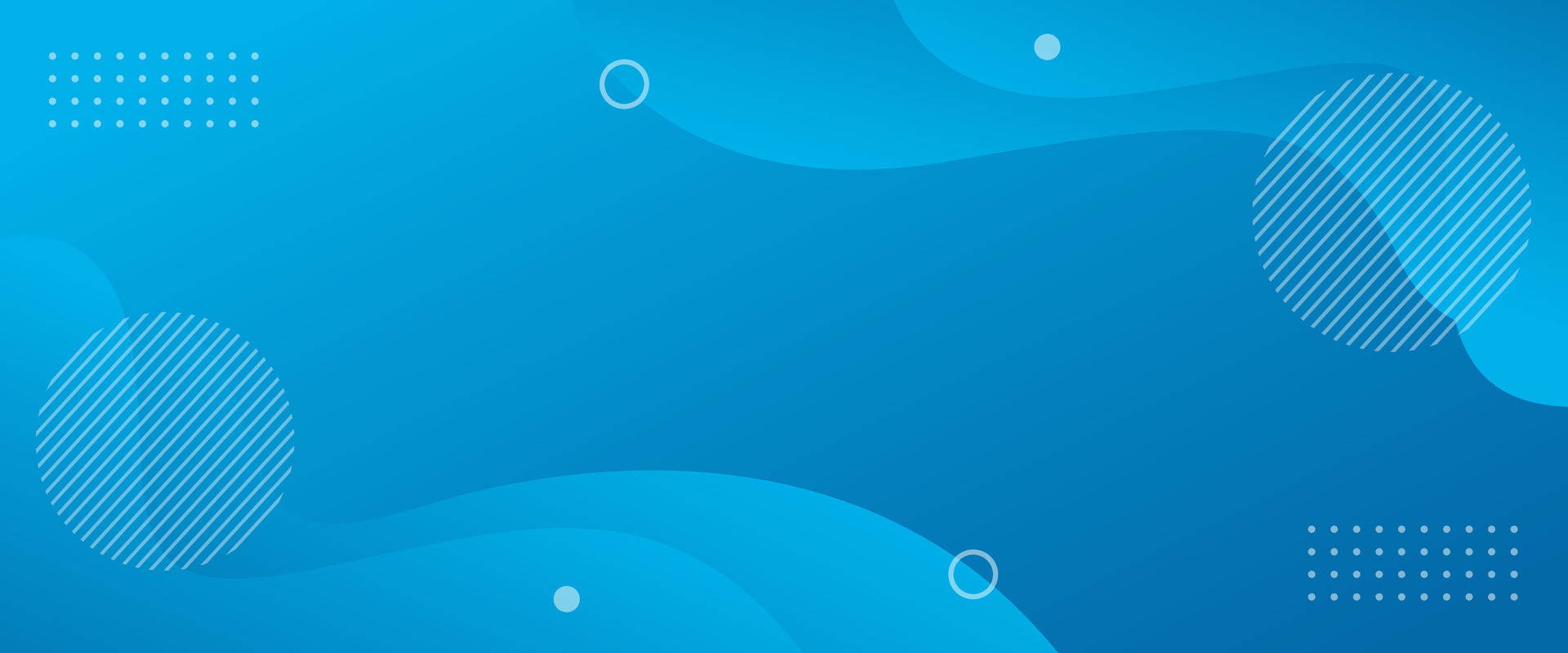 Blue gradient banner background with fluid wave shapes. Abstract wallpapers. Suitable for sales ...