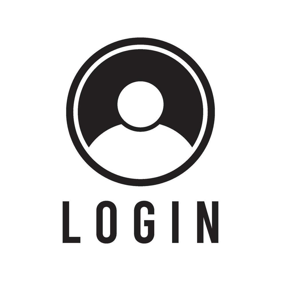 login icon vector 41731156 Vector Art at Vecteezy