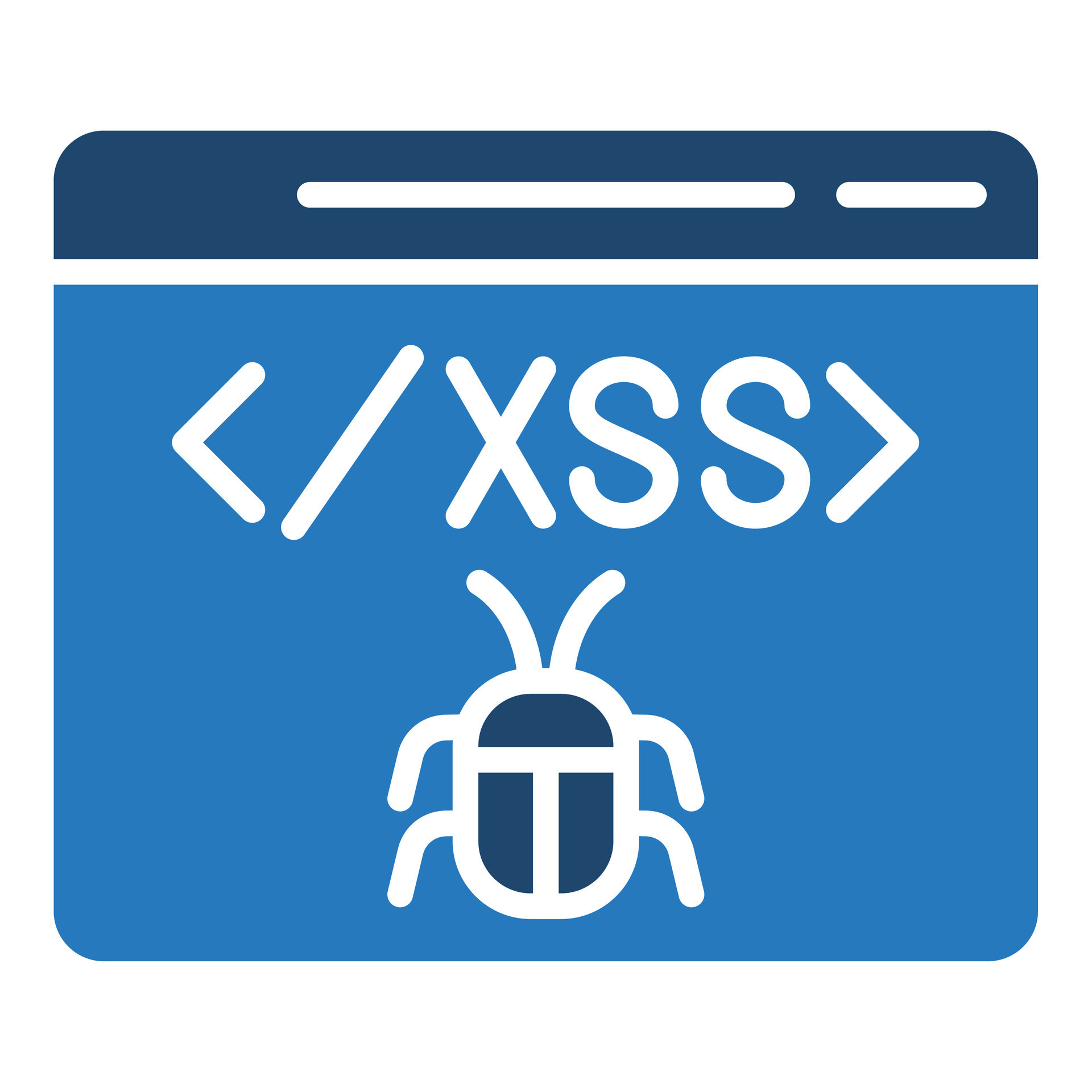 Cross Site Scripting Icon Vector Illustration 41731198 Vector Art At