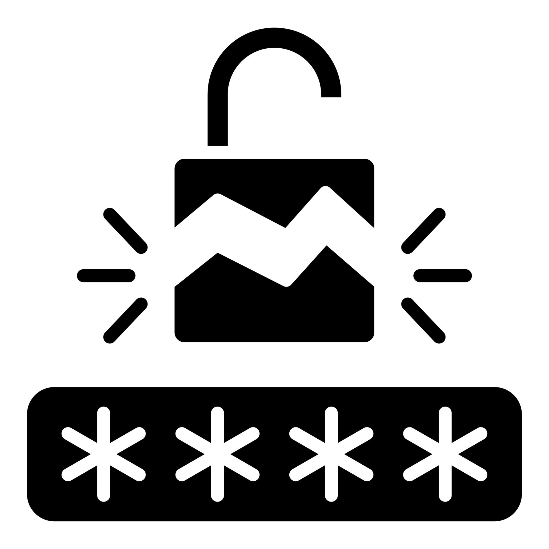 Password Cracking Icon Vector Illustration 41731201 Vector Art At Vecteezy