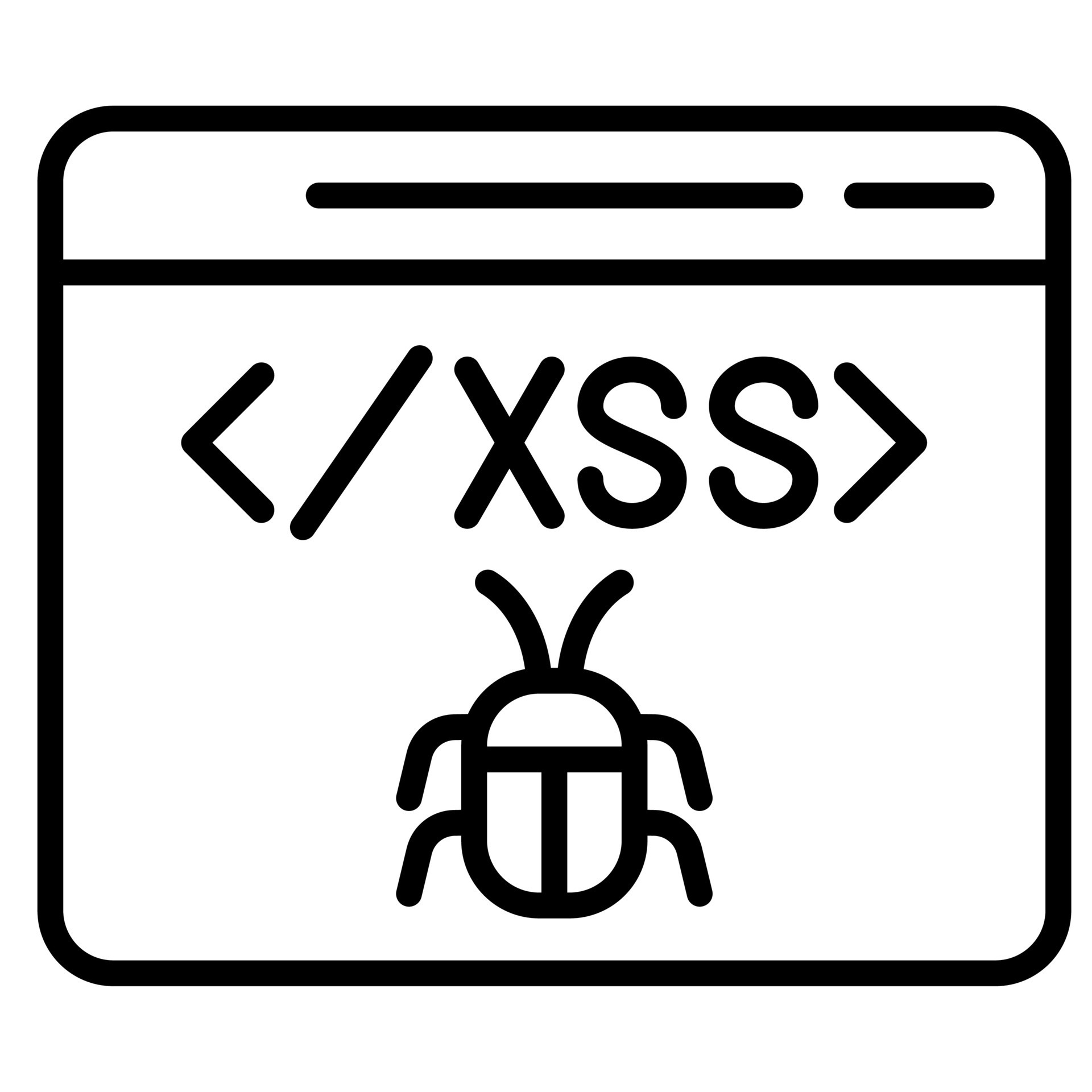Cross Site Scripting Icon Vector Illustration 41731211 Vector Art At 0150