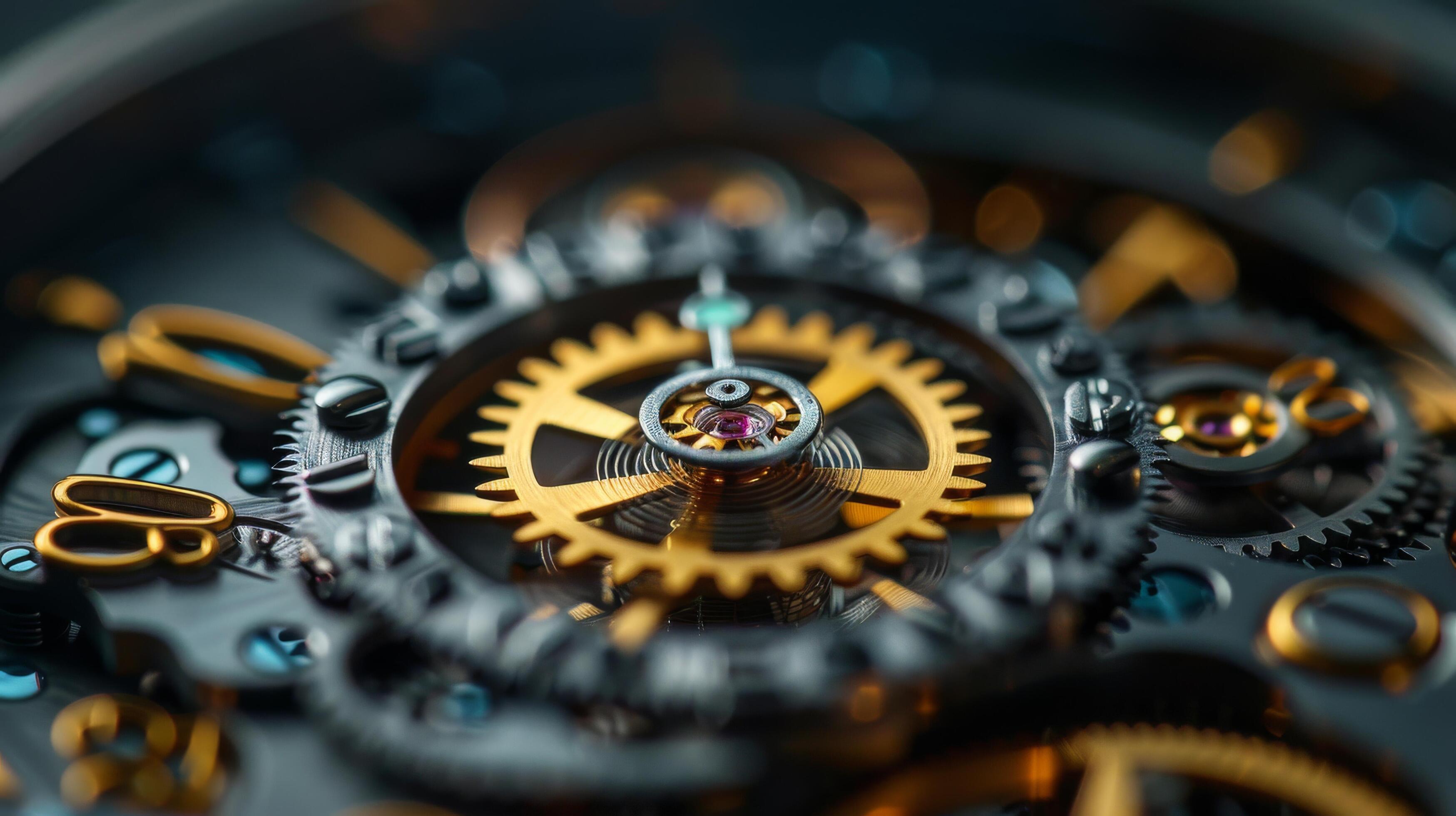 AI generated Close Up Shot of a Watch Face 41731451 Stock Photo at Vecteezy