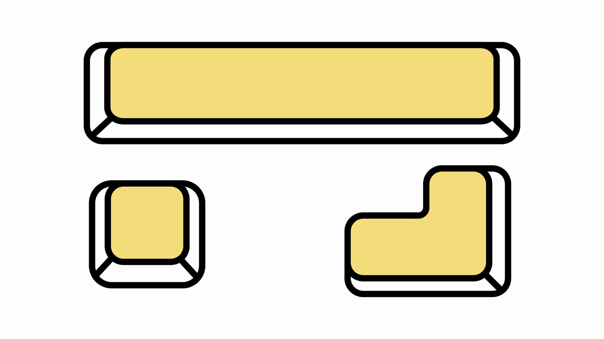 set of keyboards buttons in flat illustration style. 41731927 Vector ...