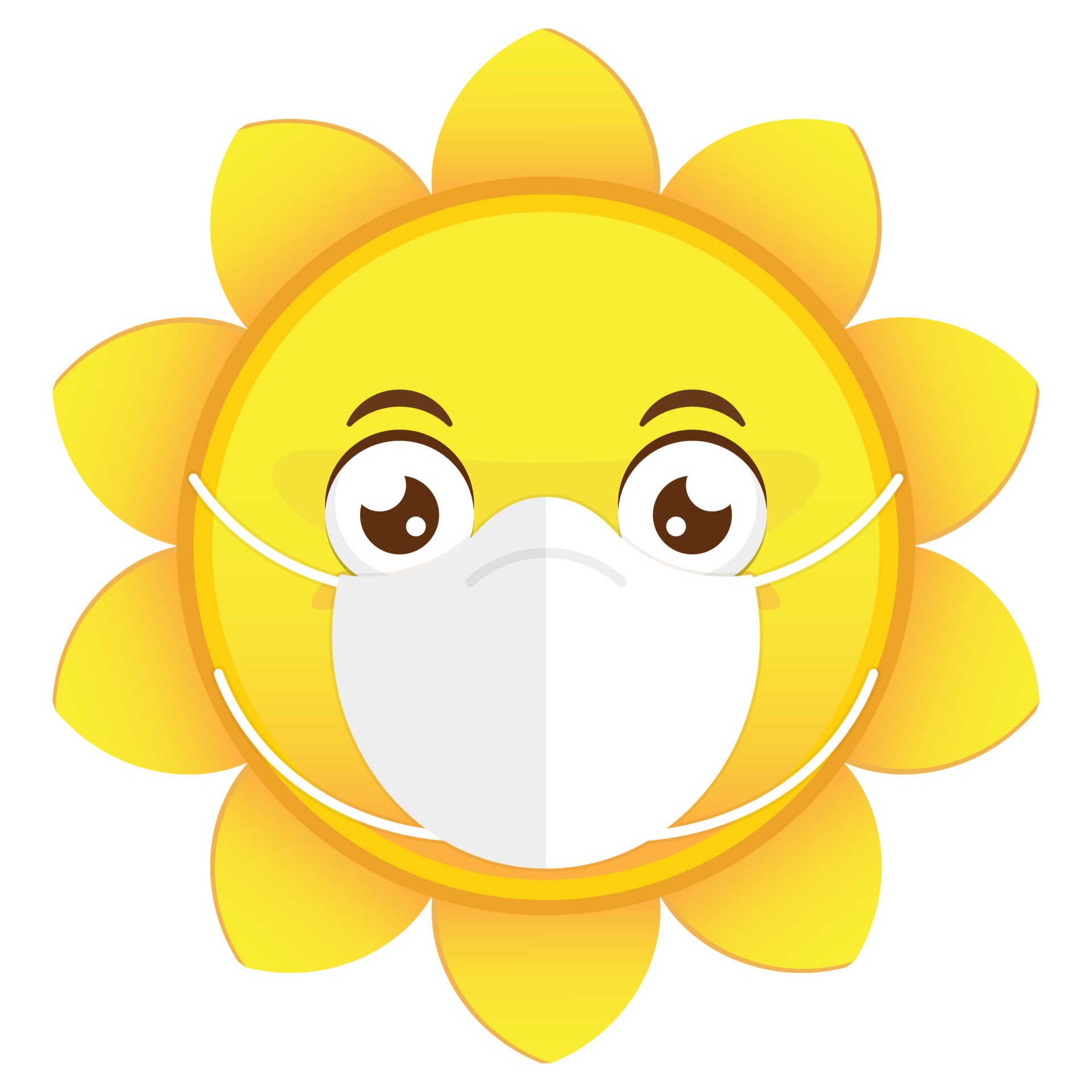 Sun Wear Medical Mask Cartoon Cute 41734215 Png
