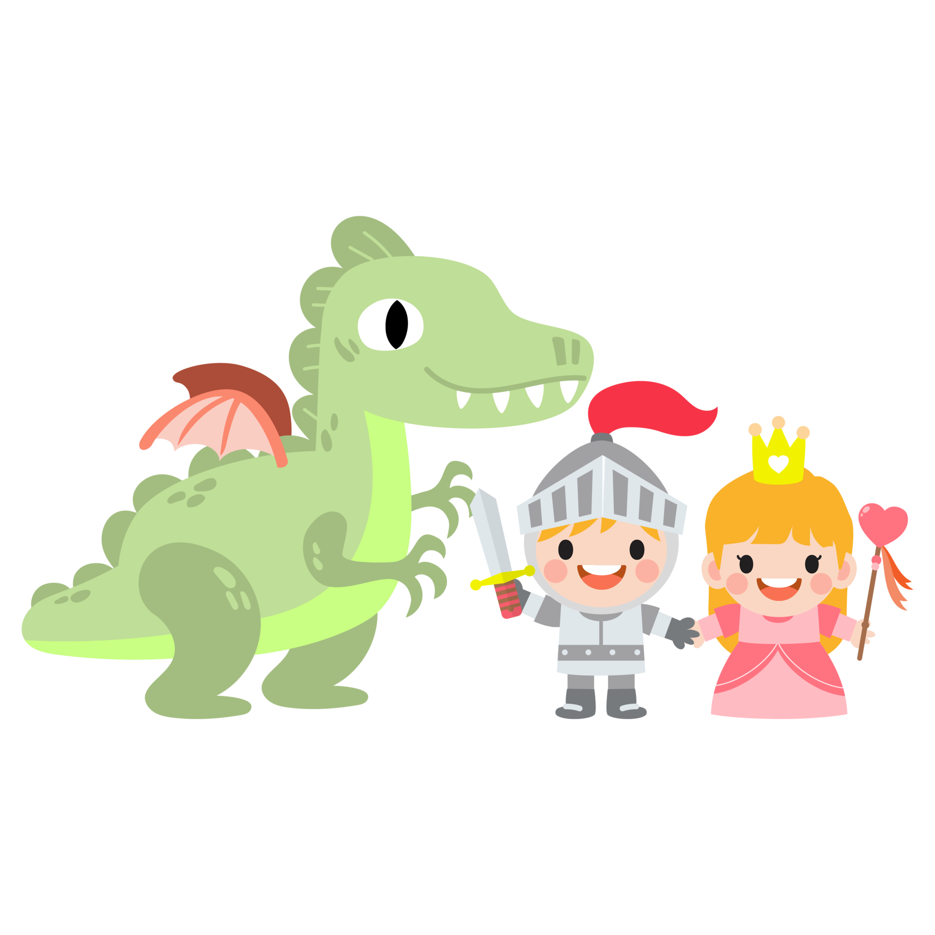 Fantasy knight princess and dragon . prince on horseback holding sword ...