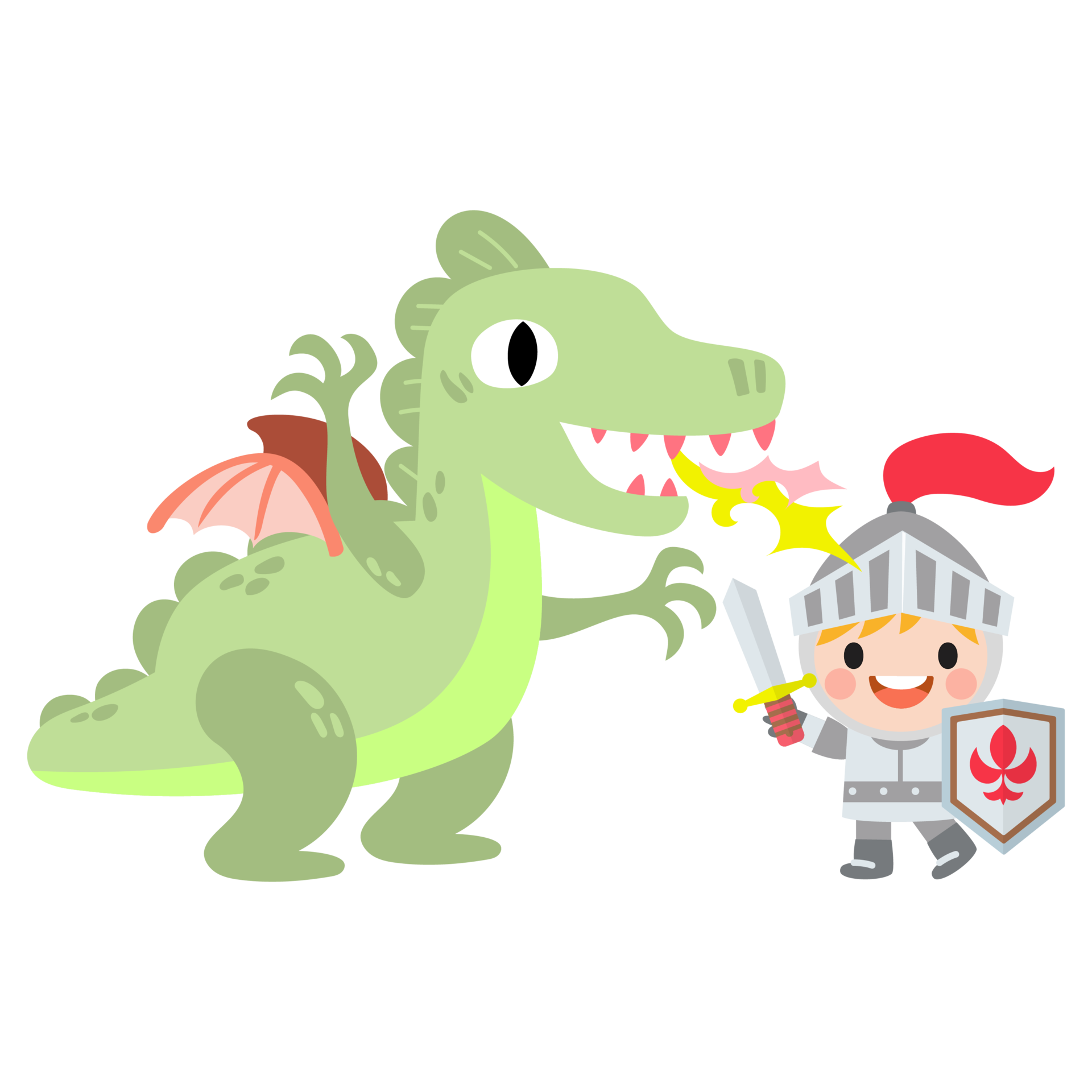 Fantasy knight princess and dragon . prince on horseback holding sword ...