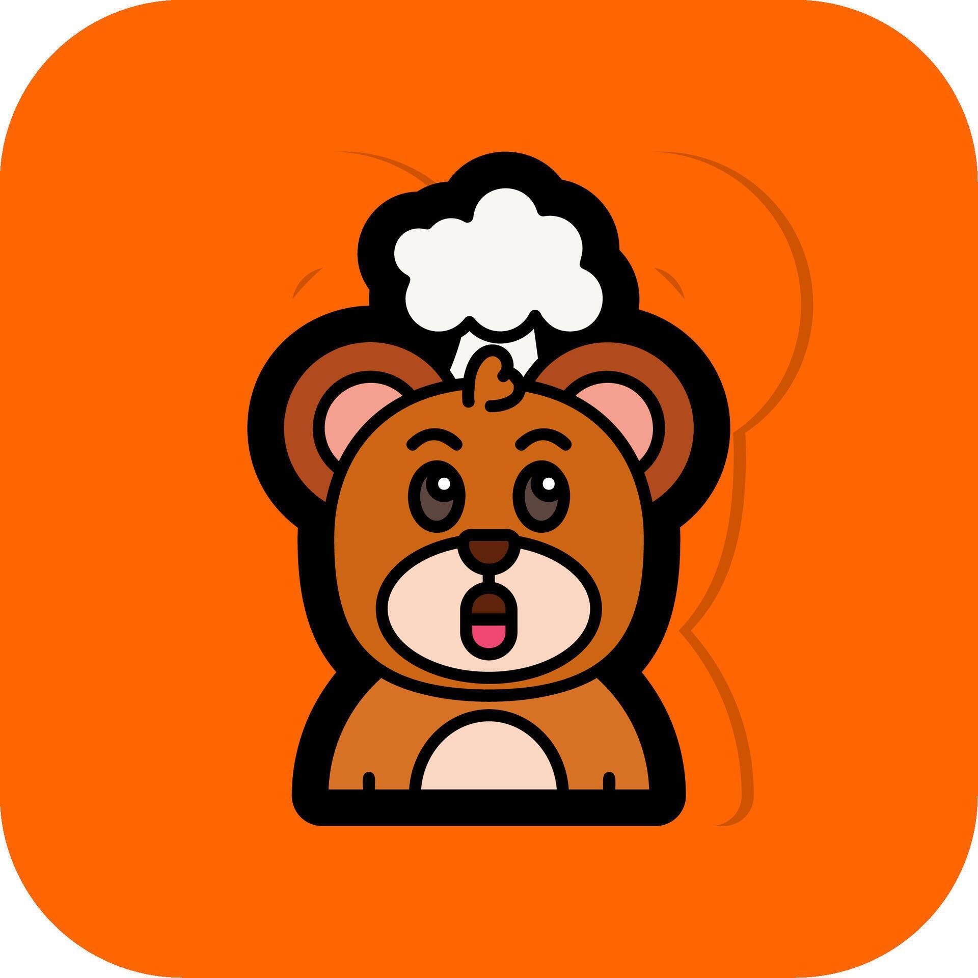 Exploding Filled Orange background Icon 41751307 Vector Art at Vecteezy
