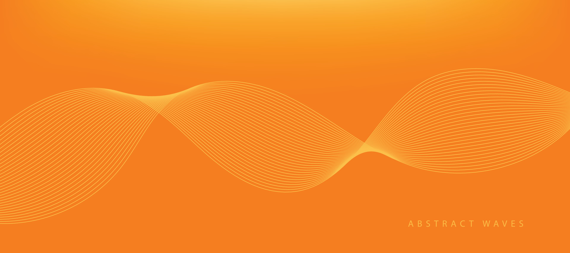 Abstract orange gradient background with waves 41754179 Vector Art at Vecteezy