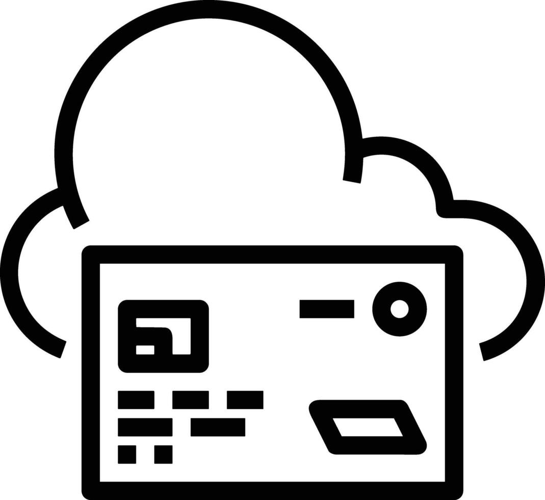 Cloud icon symbol vector image 41756677 Vector Art at Vecteezy