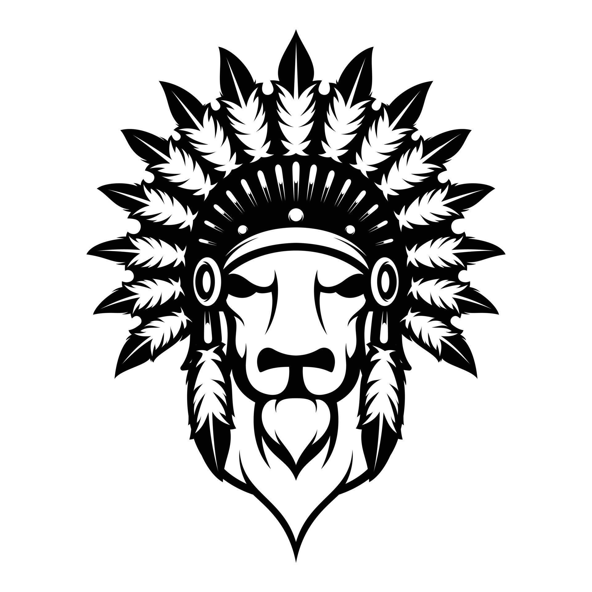 Buffalo Apache Outline Version 41760617 Vector Art at Vecteezy