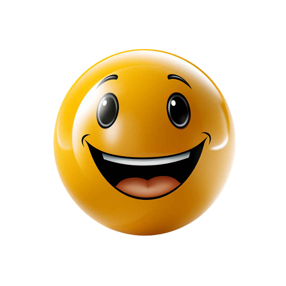 AI generated Happy Emoji, Happy Emoji Png, Happy Emoji With Transparent ...
