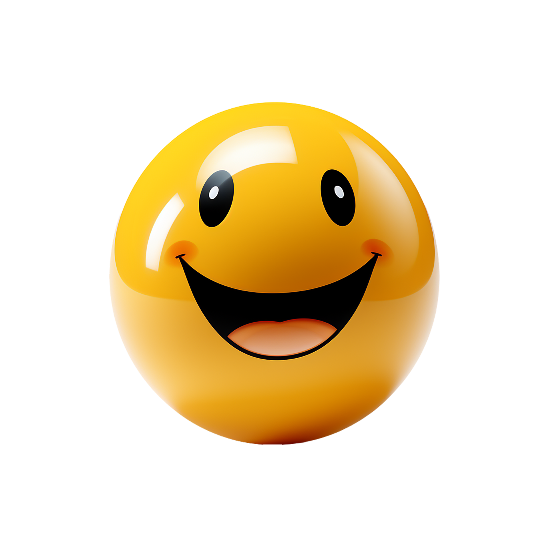 AI generated Happy Emoji, Happy Emoji Png, Happy Emoji With Transparent ...