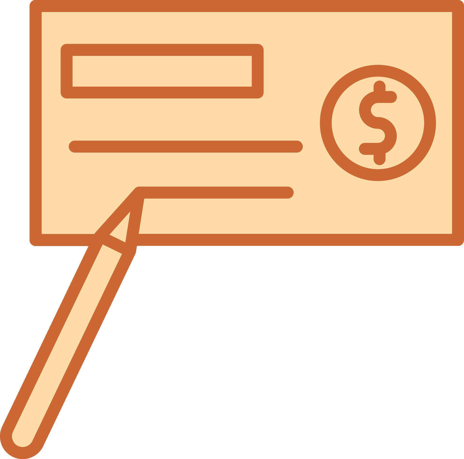 Write Cheque Vector Icon 41773671 Vector Art at Vecteezy