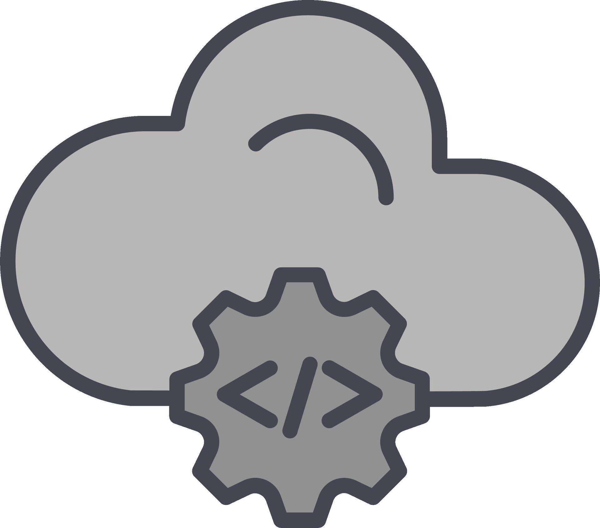 Cloud Coding Vector Icon 41773938 Vector Art at Vecteezy