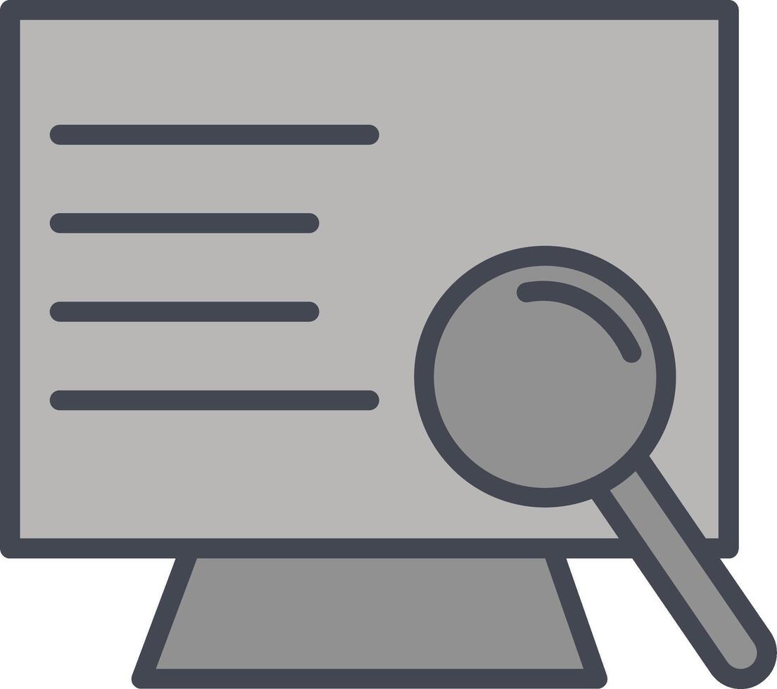 Computer Search Vector Icon 41775123 Vector Art at Vecteezy