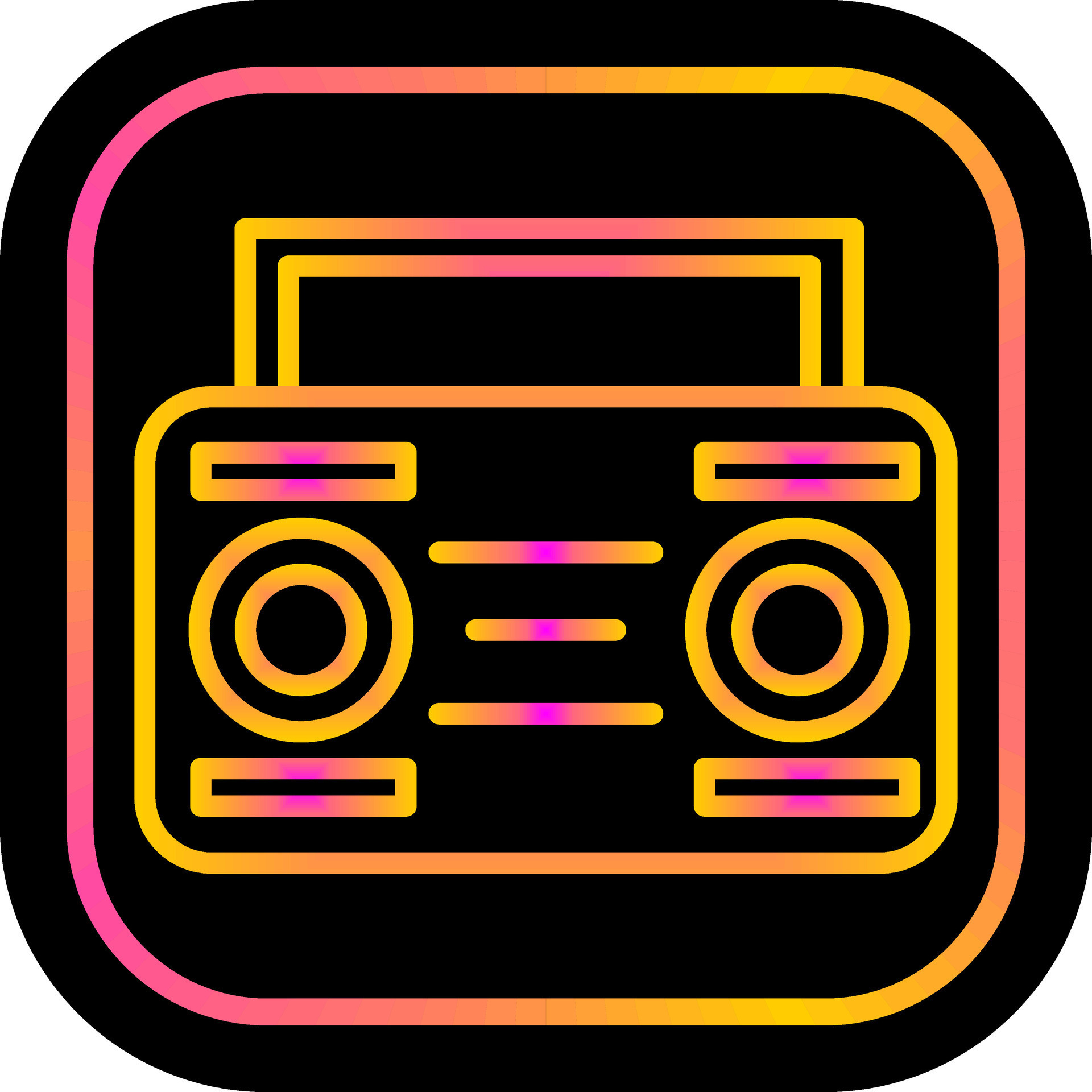 Cassette Player Vector Icon 41780296 Vector Art At Vecteezy