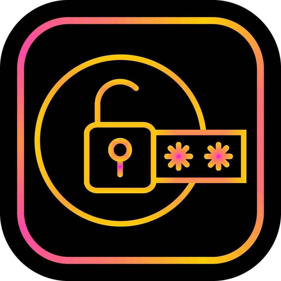 Passcode Lock I Vector Icon 41783340 Vector Art at Vecteezy