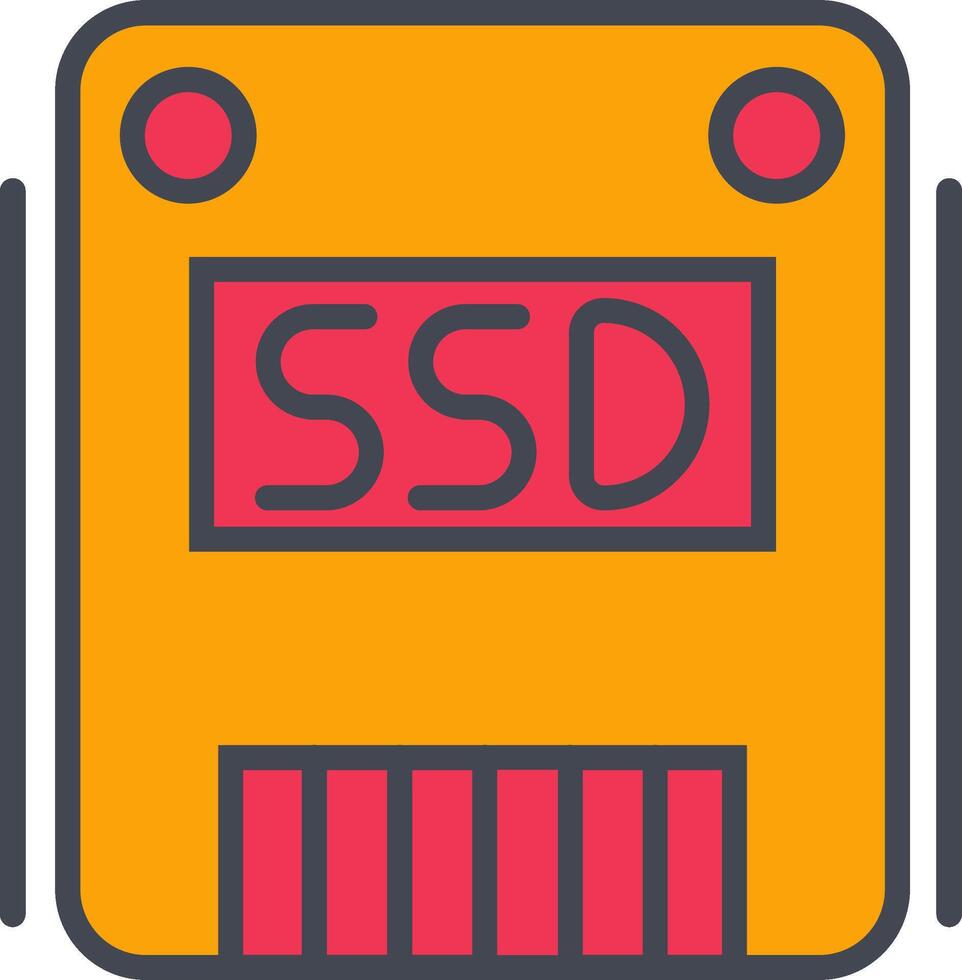 SSD Vector Icon 41783899 Vector Art at Vecteezy