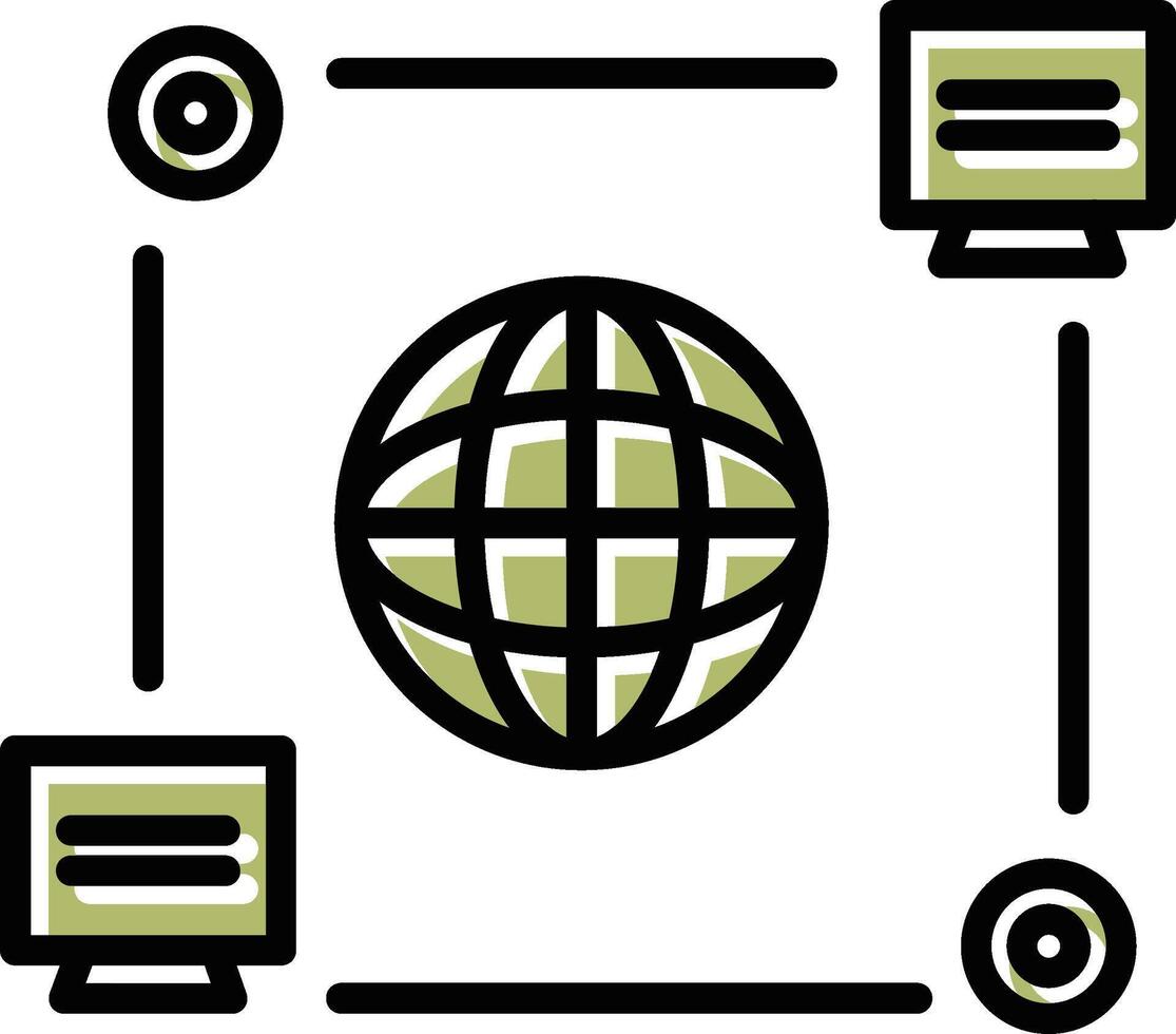 Computer Connection Vector Icon 41788948 Vector Art at Vecteezy