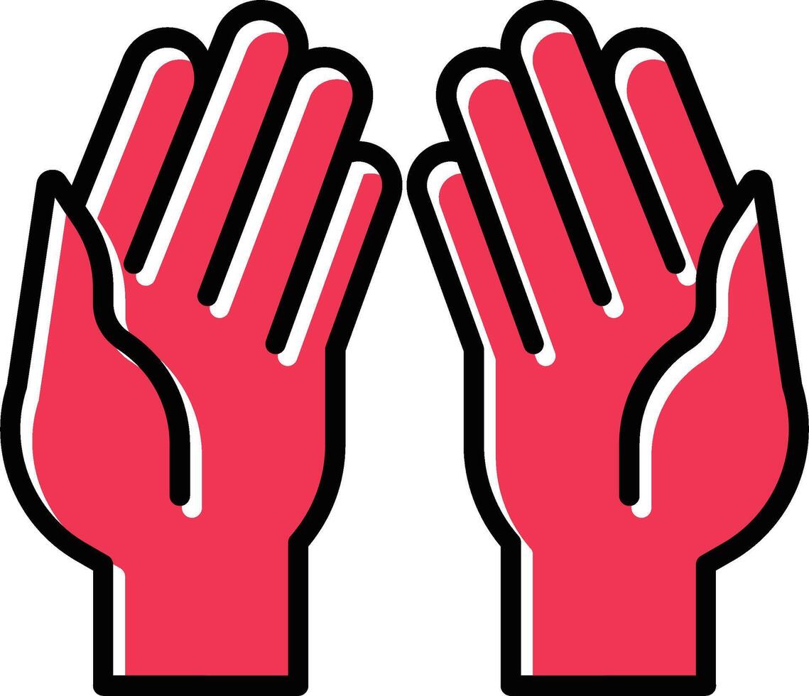 Praying Hands Vector Icon 41789829 Vector Art At Vecteezy
