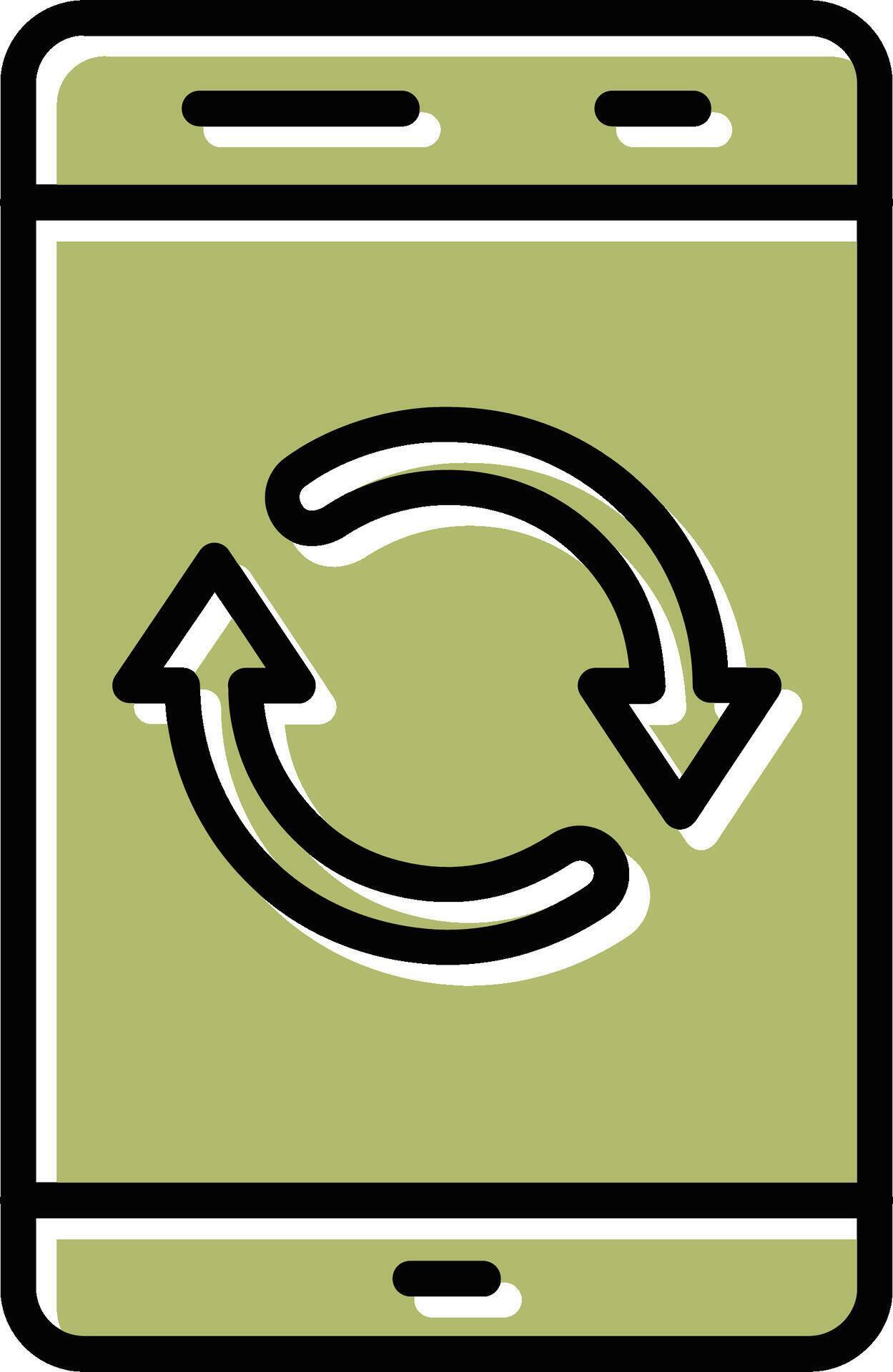 Sync Vector Icon 41793676 Vector Art at Vecteezy