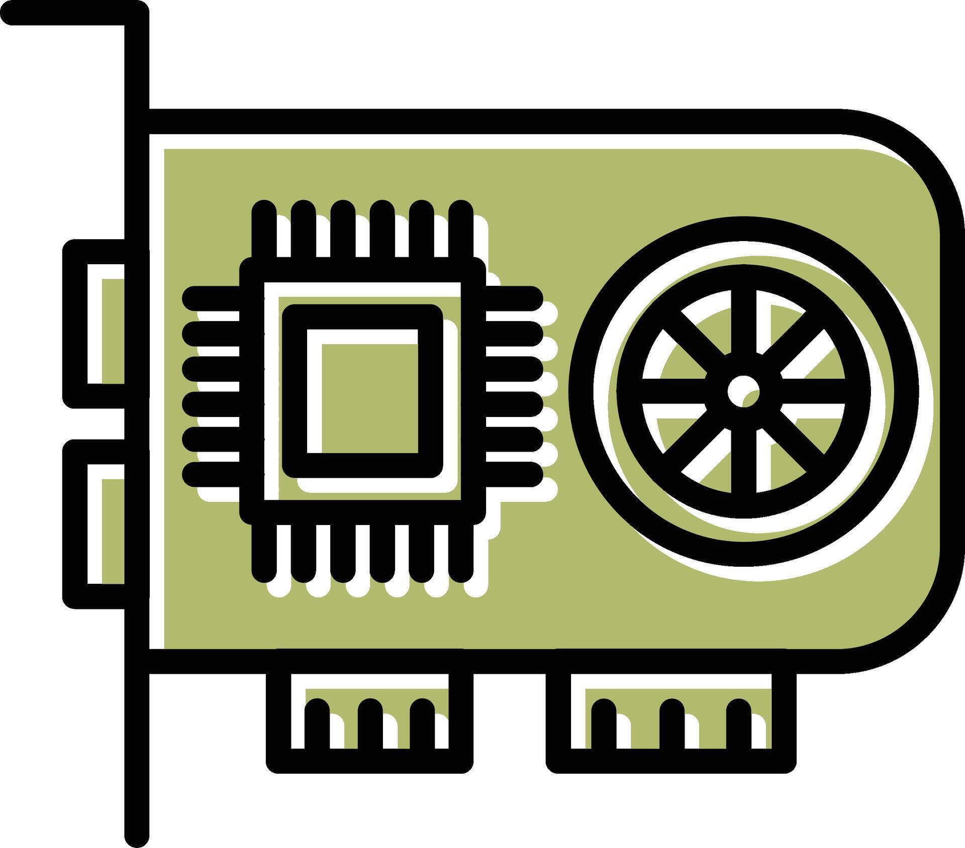 GPU Vector Icon 41797600 Vector Art at Vecteezy
