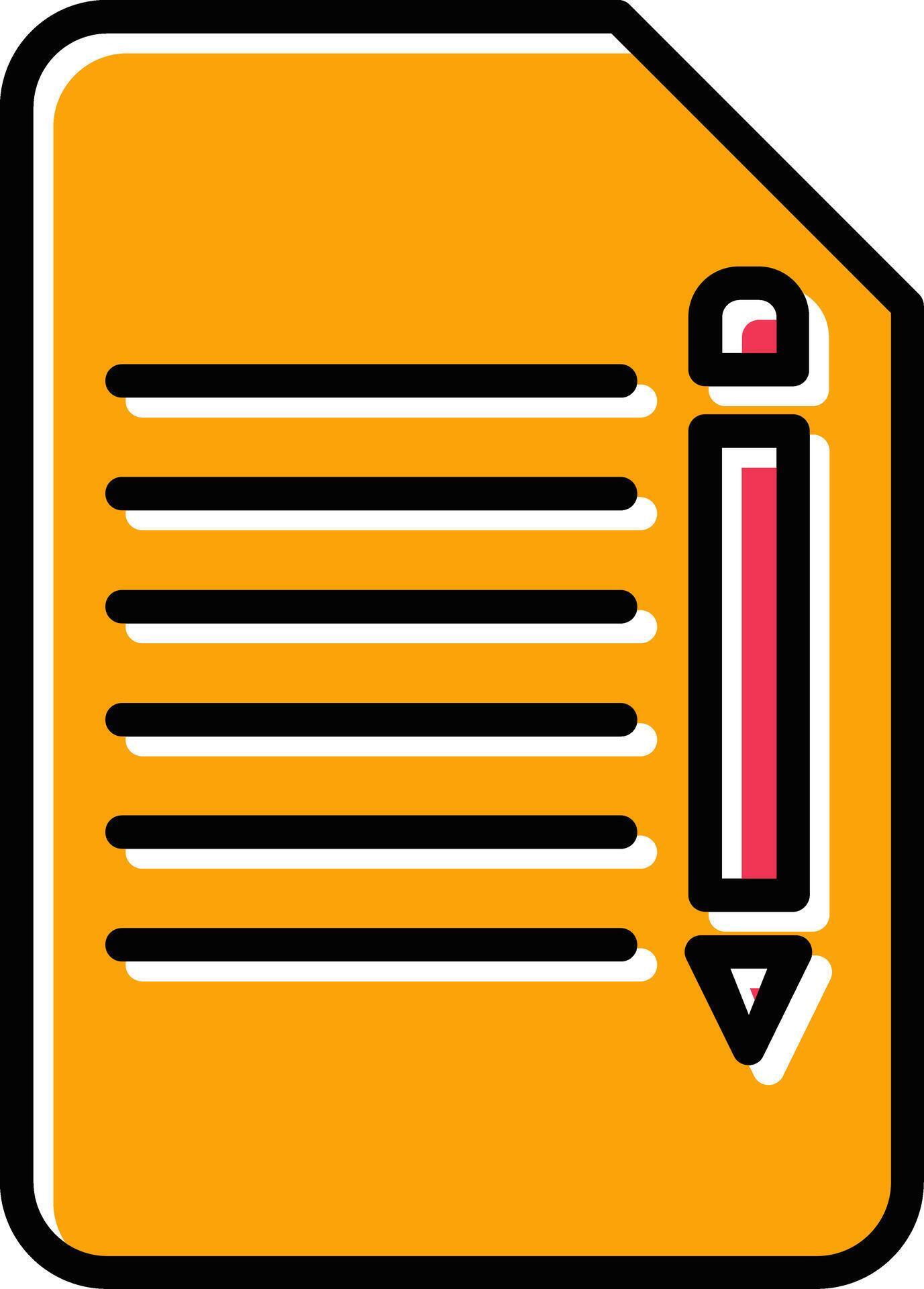 Edit Document Vector Icon 41797812 Vector Art at Vecteezy