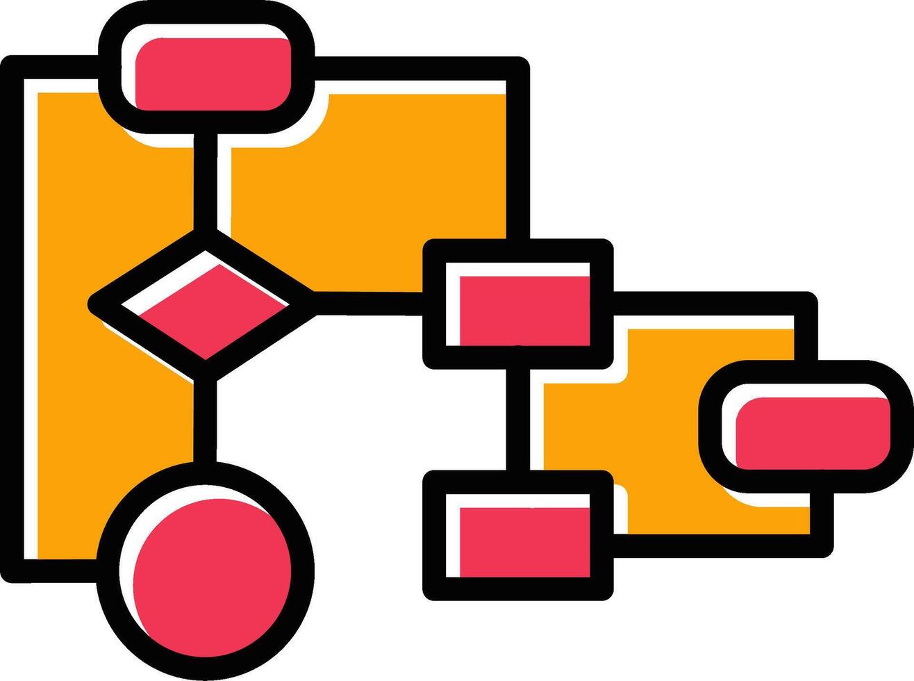 Flowchart Vector Icon 41798221 Vector Art at Vecteezy