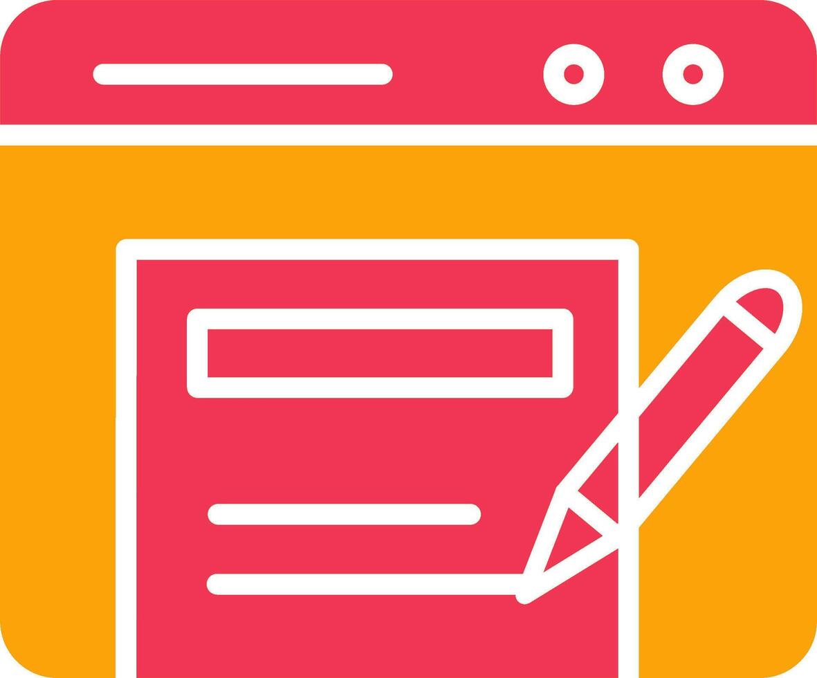 Blog Template Vector Icon 41800167 Vector Art at Vecteezy