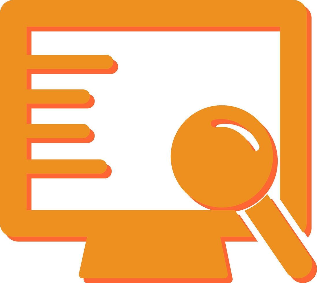 Computer Search Vector Icon 41810817 Vector Art at Vecteezy