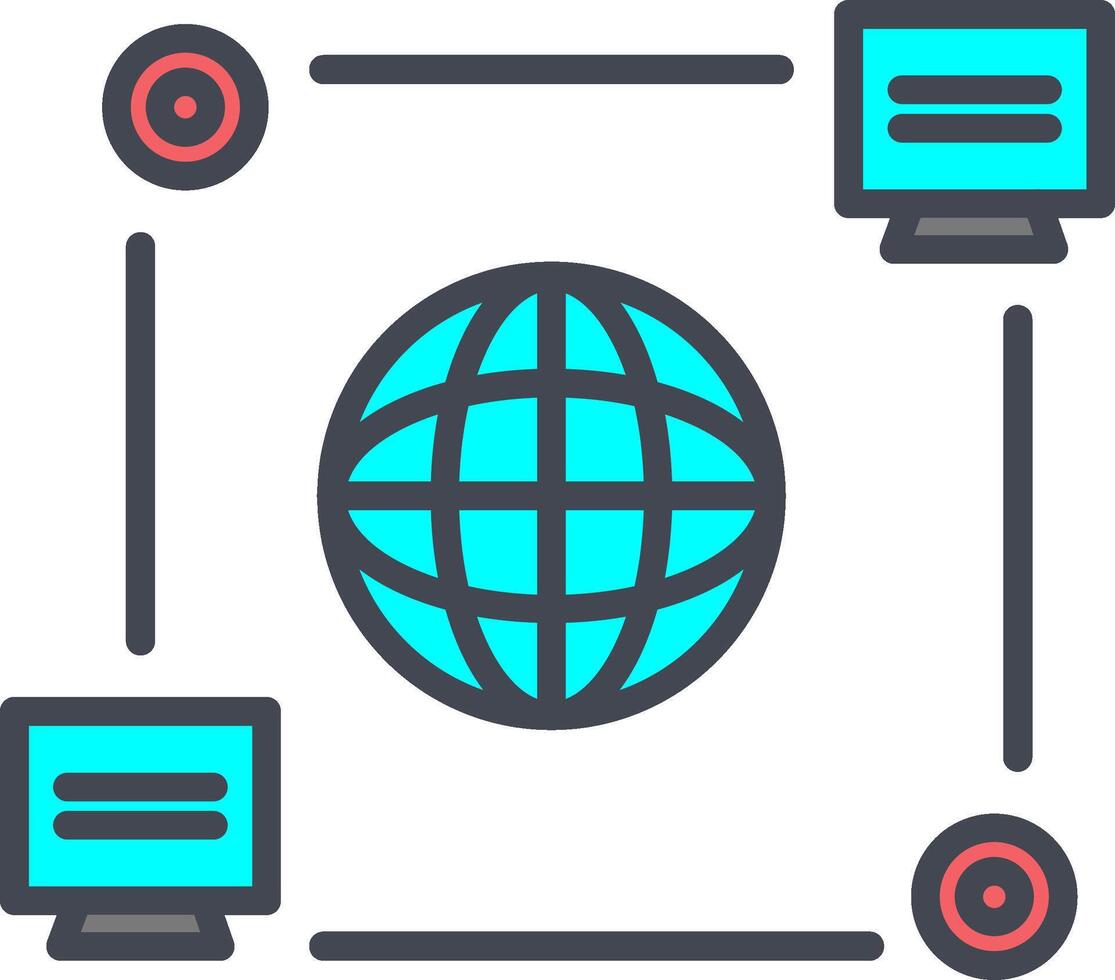 Computer Connection Vector Icon 41814454 Vector Art at Vecteezy