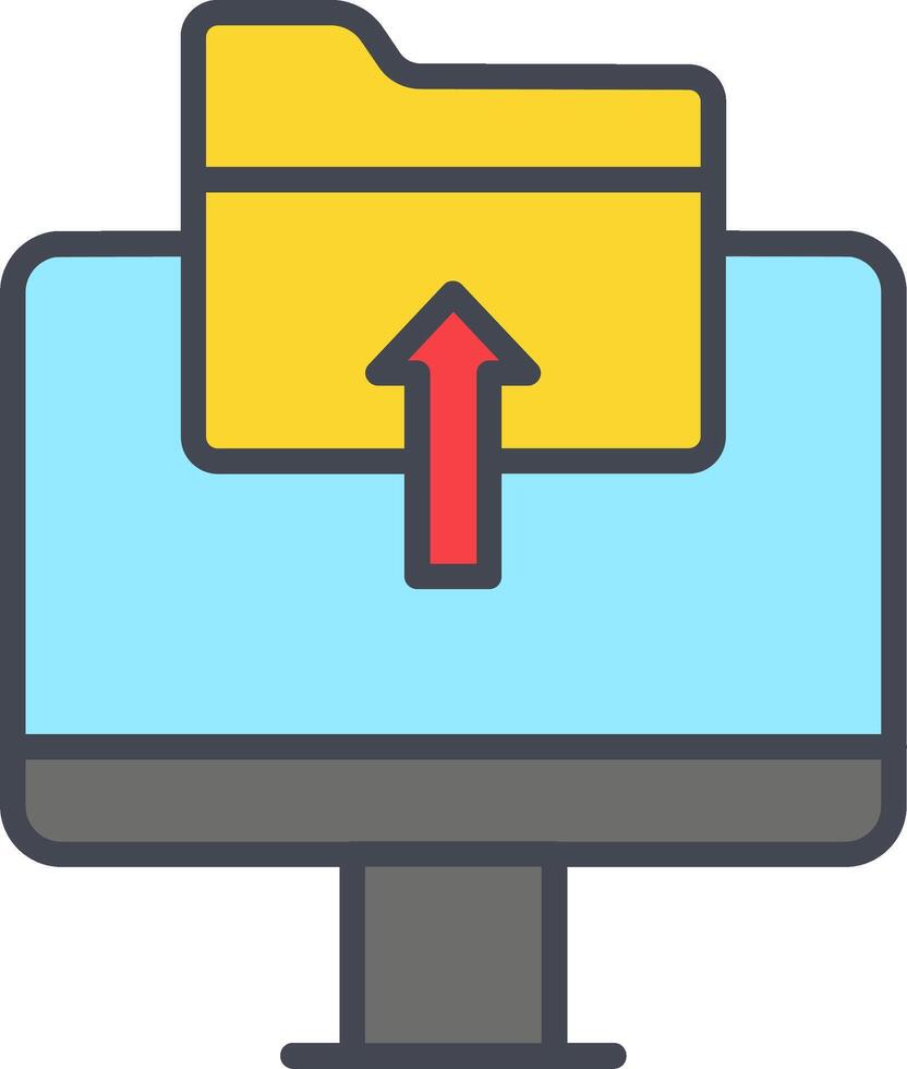 File Upload Vector Icon 41816712 Vector Art at Vecteezy