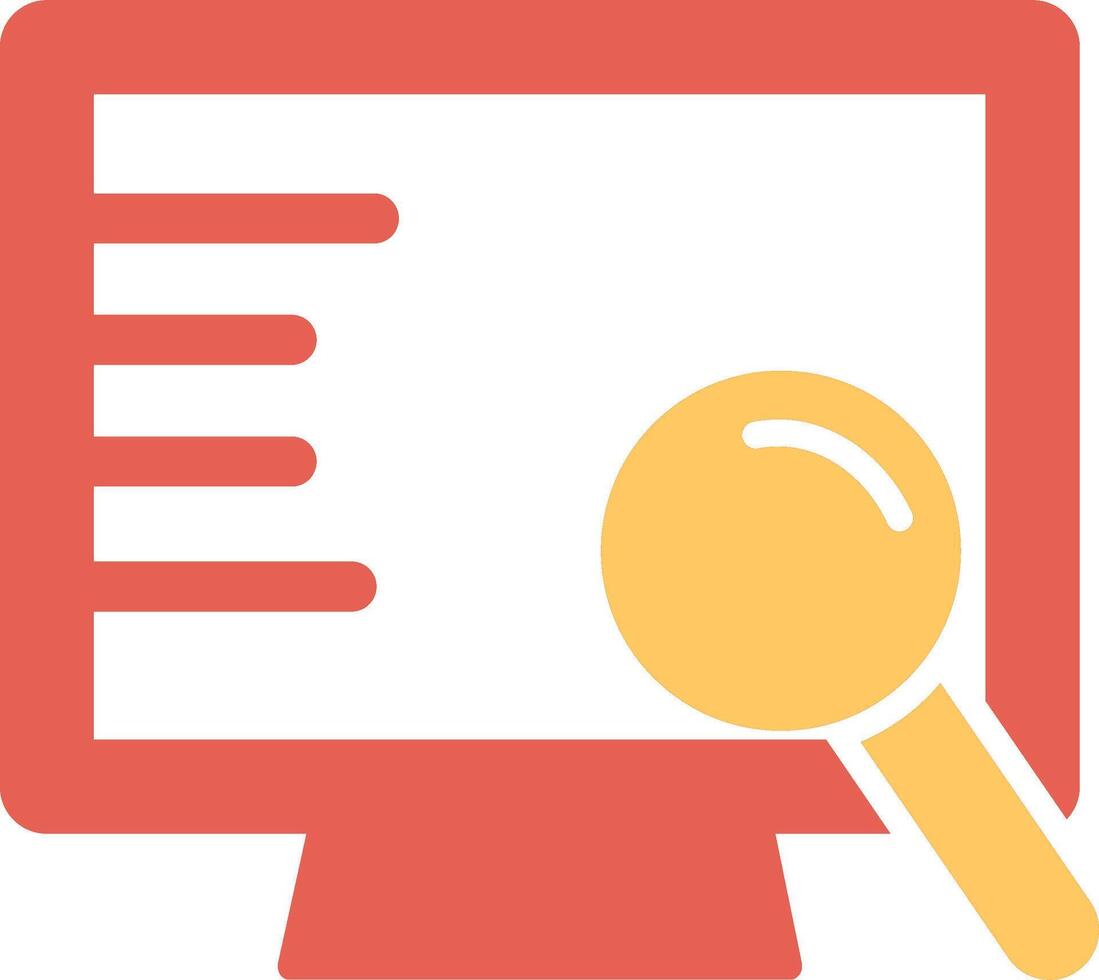 Computer Search Vector Icon 41818639 Vector Art at Vecteezy