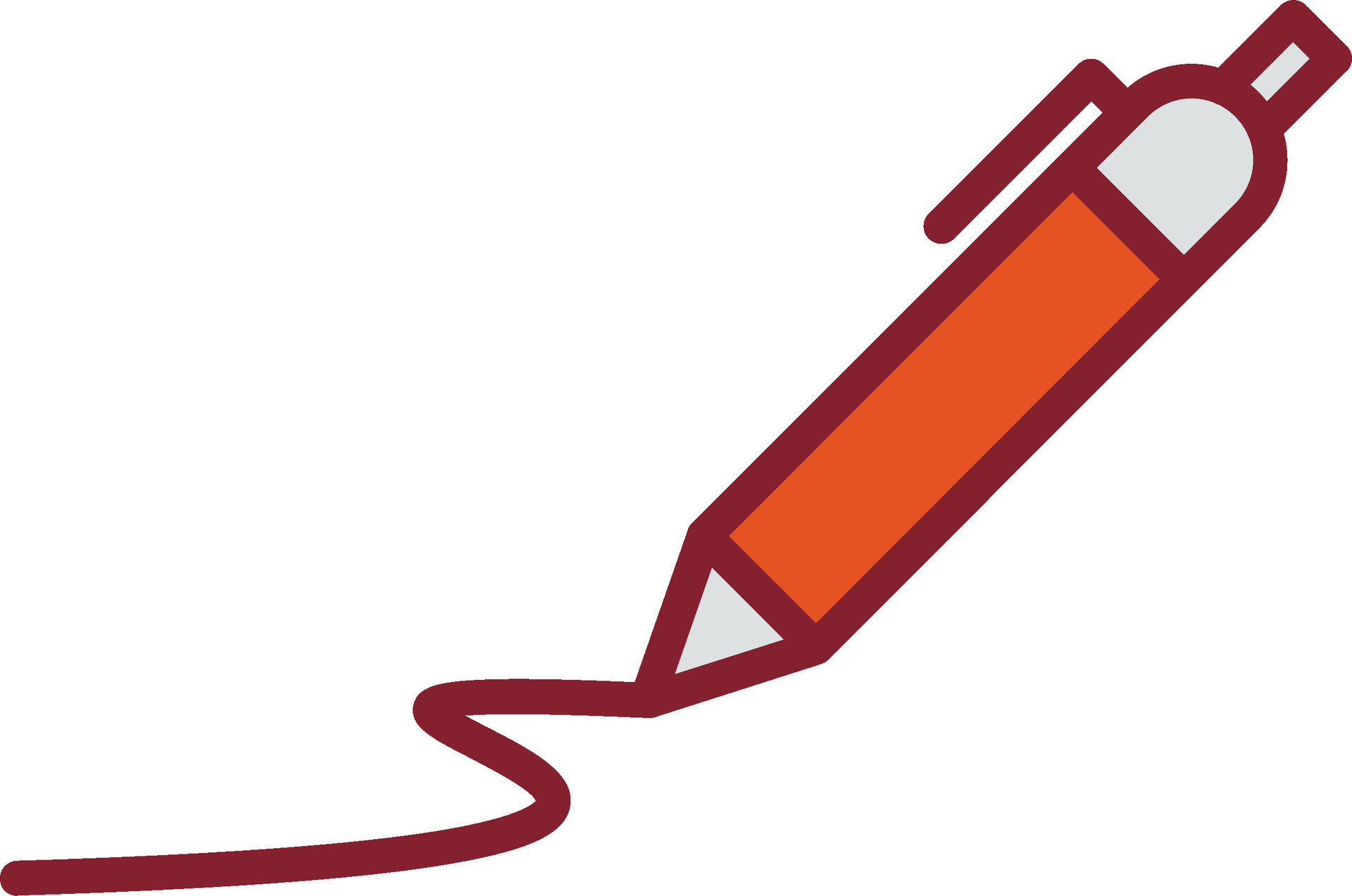 Draw Curve Vector Icon 41825151 Vector Art At Vecteezy