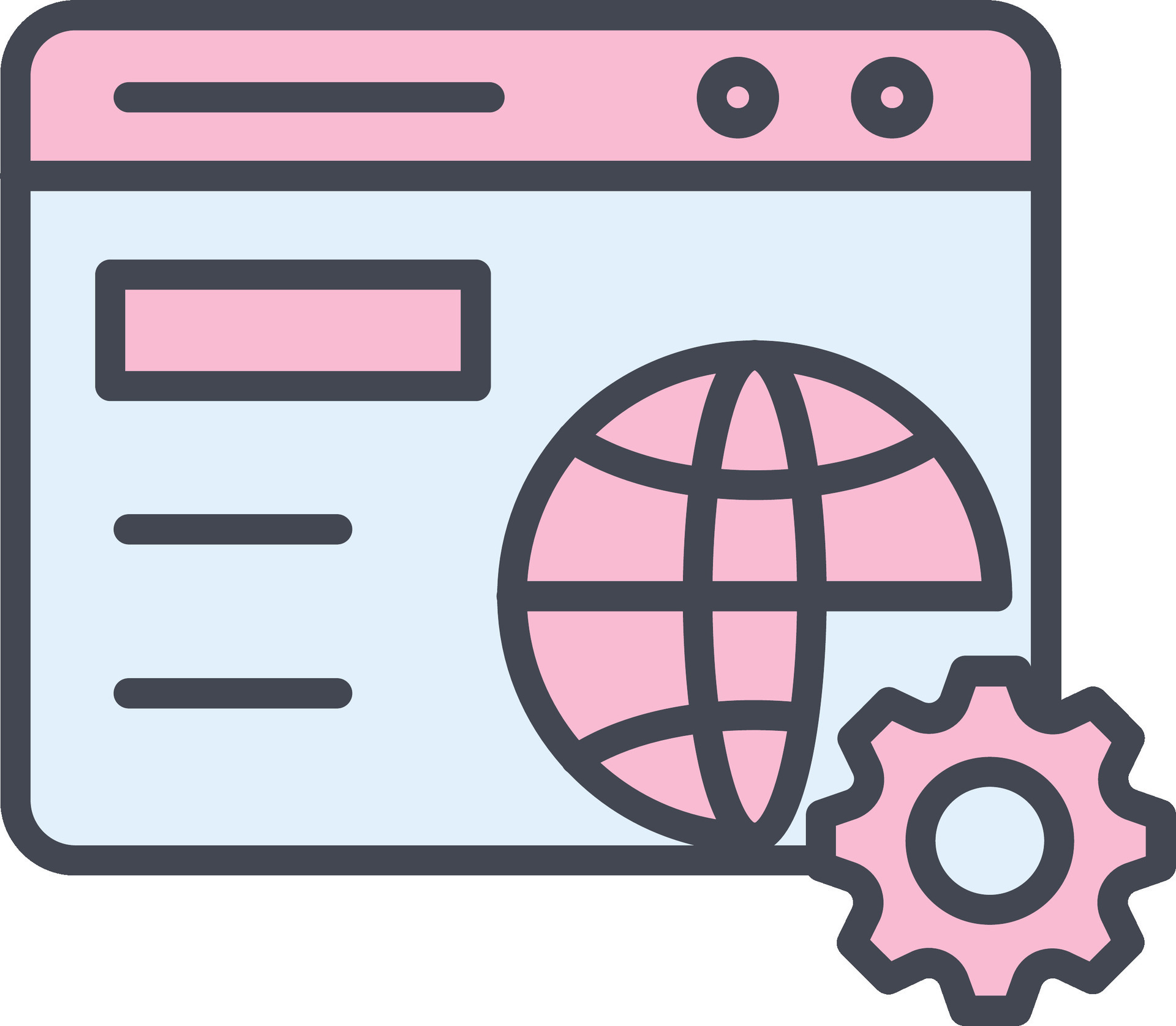 Browser Setting Vector Icon 41827137 Vector Art at Vecteezy