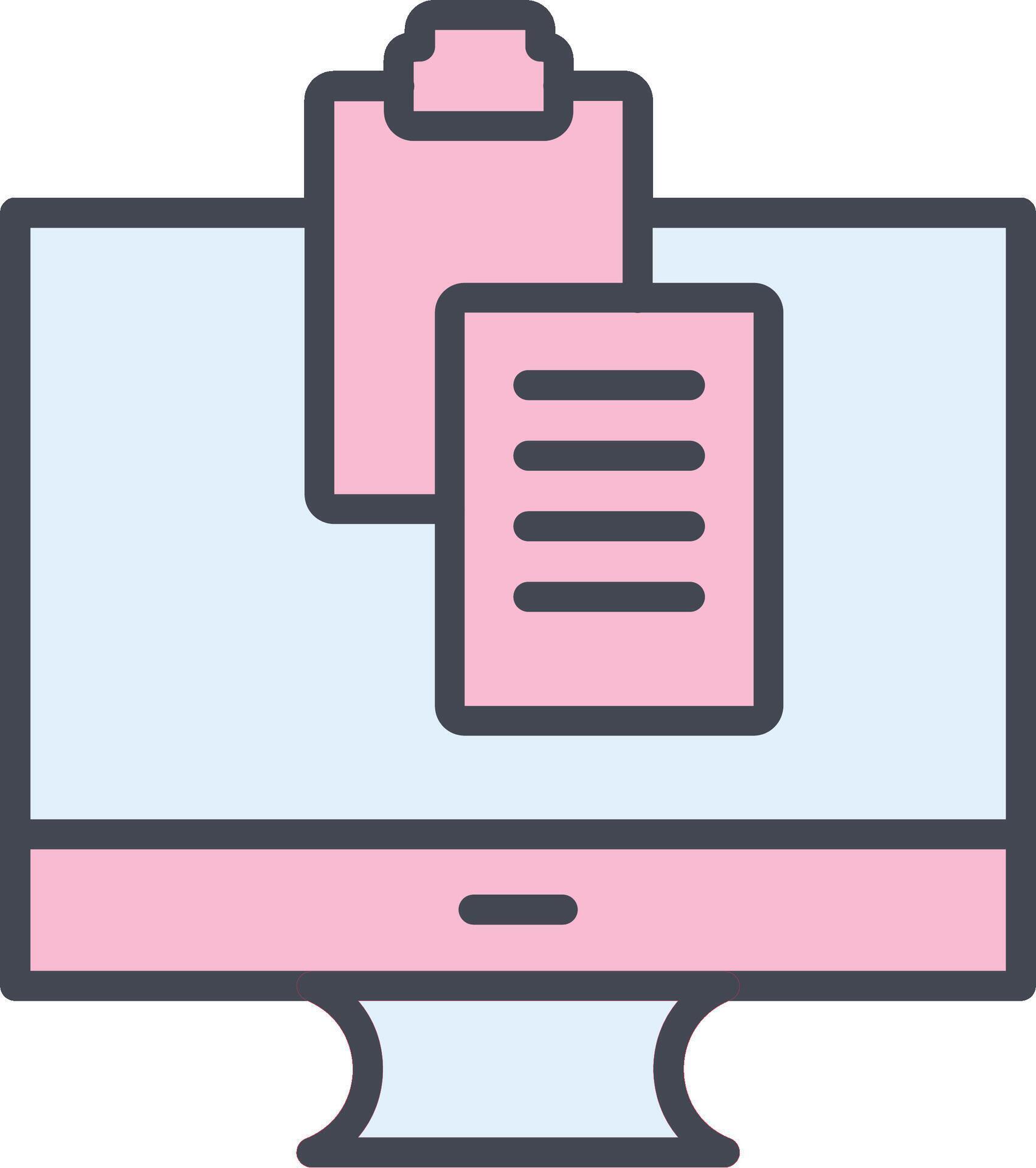 Paste Vector Icon 41827729 Vector Art at Vecteezy