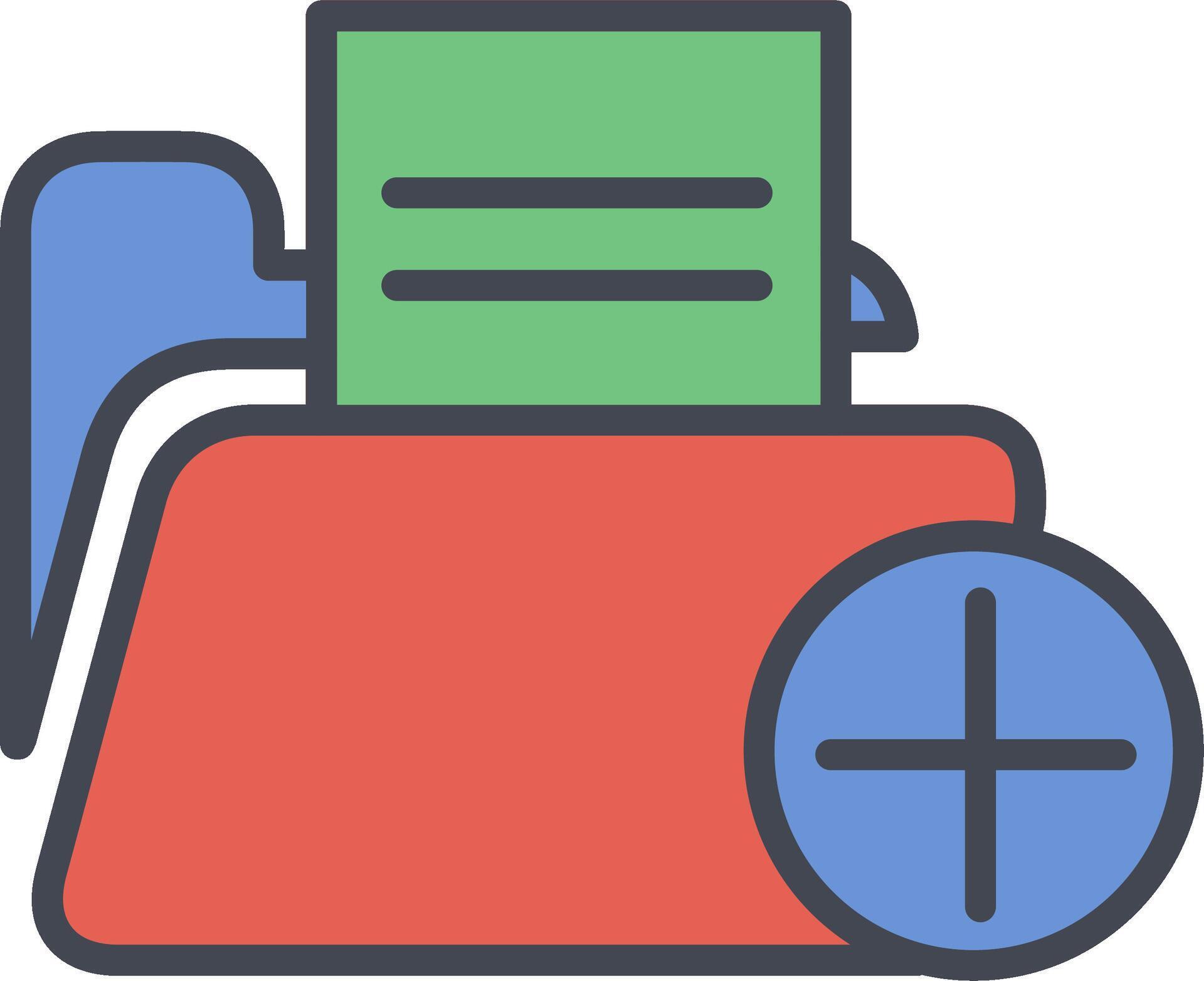 Create Folder Vector Icon 41830074 Vector Art at Vecteezy