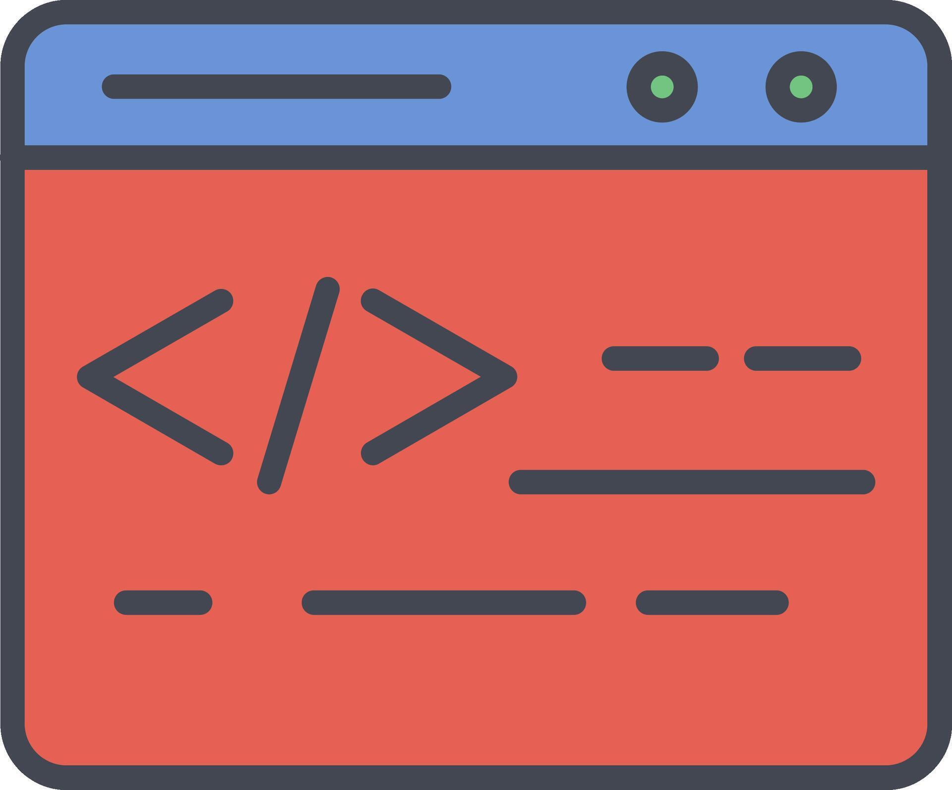 Web Coding Vector Icon 41830989 Vector Art at Vecteezy