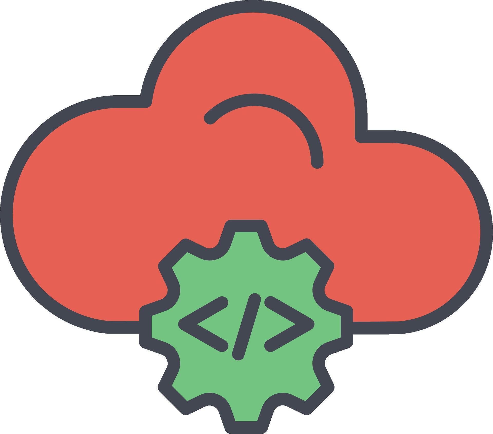 Cloud Coding Vector Icon 41831912 Vector Art at Vecteezy