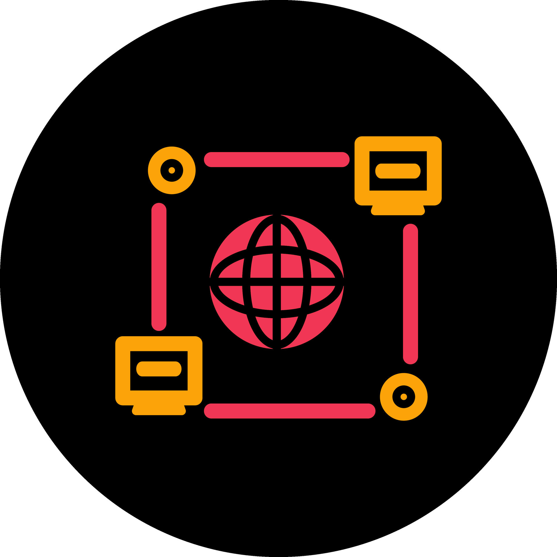 Computer Connection Vector Icon 41837642 Vector Art at Vecteezy