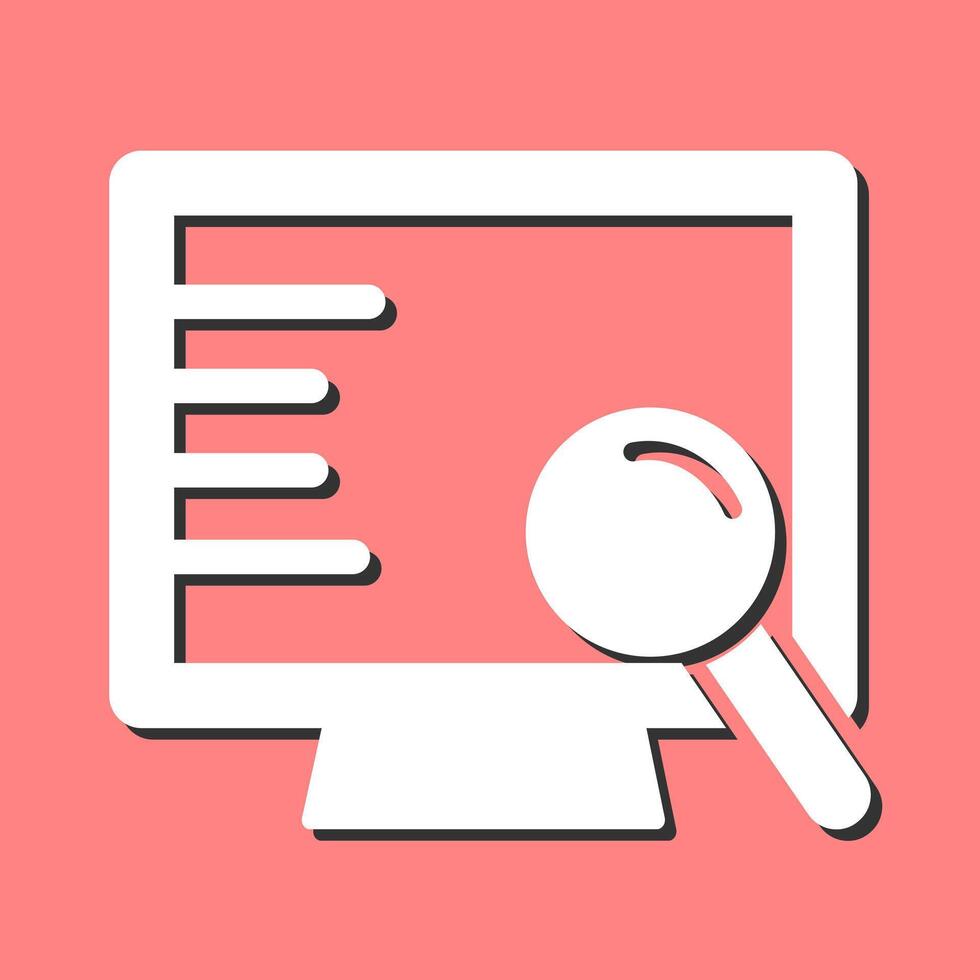 Computer Search Vector Icon 41849877 Vector Art at Vecteezy