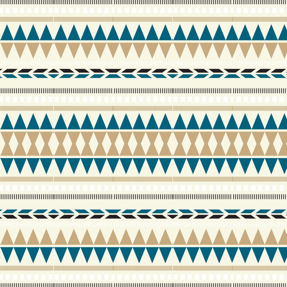 Tribal Ethnic Pattern Background With Blue, Brown And Tan Colors ...