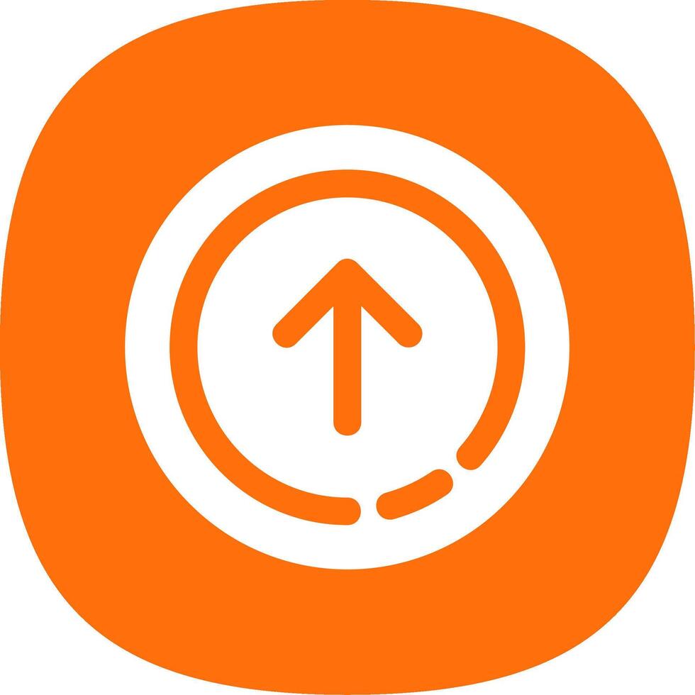 Up arrow Glyph Curve Icon 41864022 Vector Art at Vecteezy Up arrow Glyph Curve Icon 41864022 Vector Art at Vecteezy