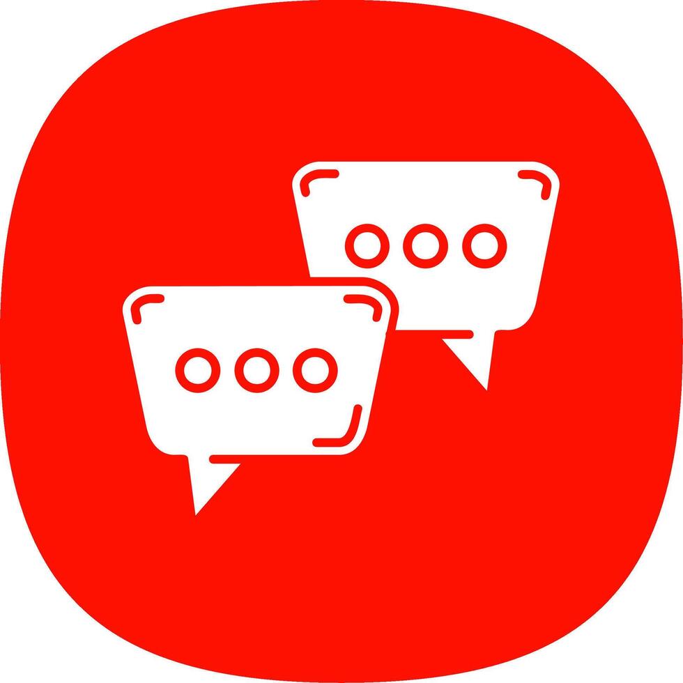 Speech bubbles Glyph Curve Icon 41864095 Vector Art at Vecteezy Speech bubbles Glyph Curve Icon 41864095 Vector Art at Vecteezy