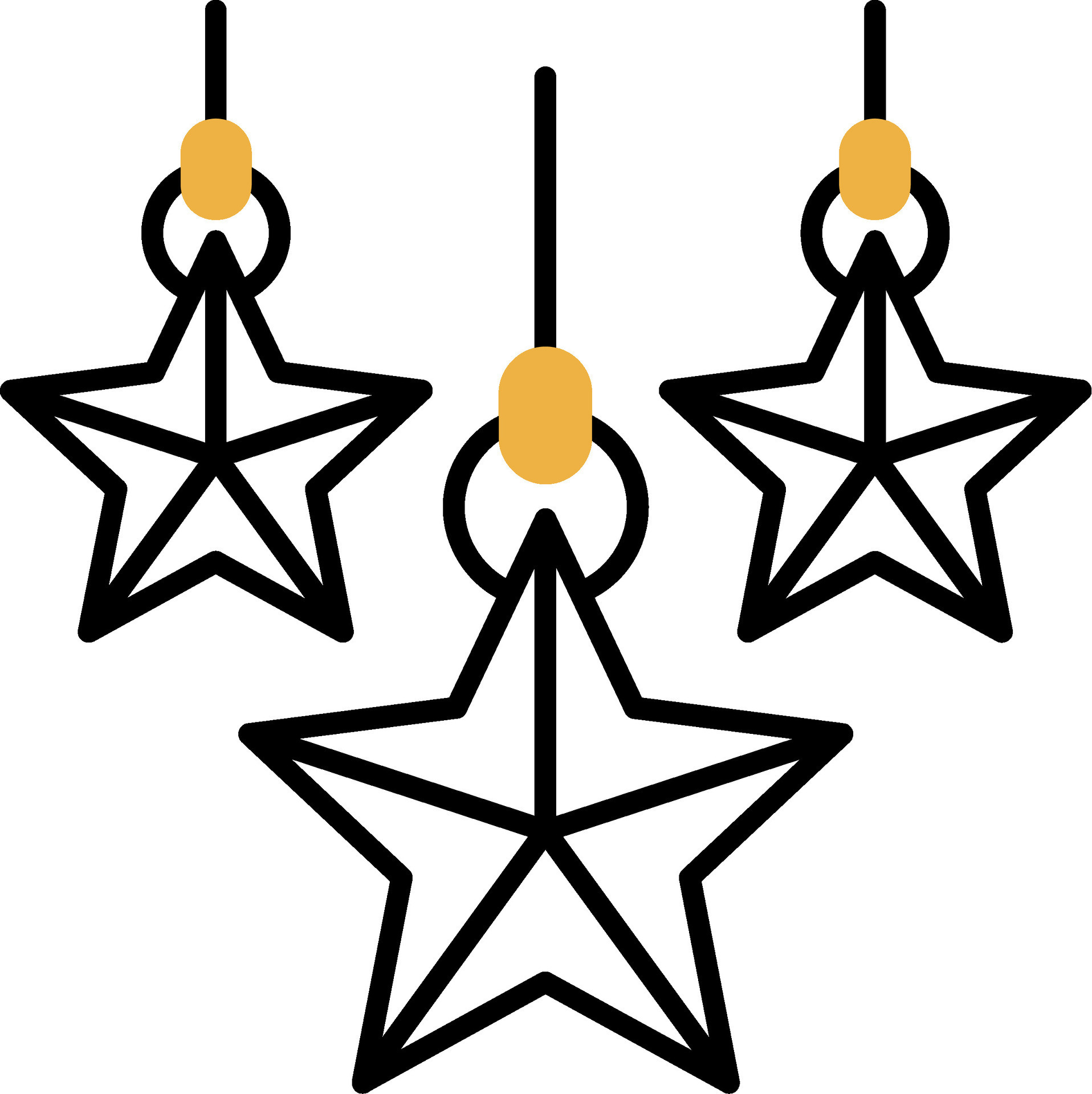 Christmas star Skined Filled Icon 41866008 Vector Art at Vecteezy