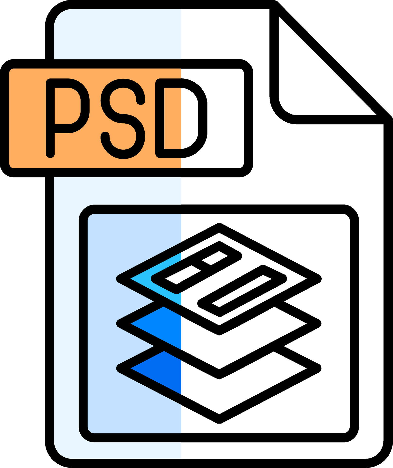 Psd file format Filled Half Cut Icon 41867555 Vector Art at Vecteezy