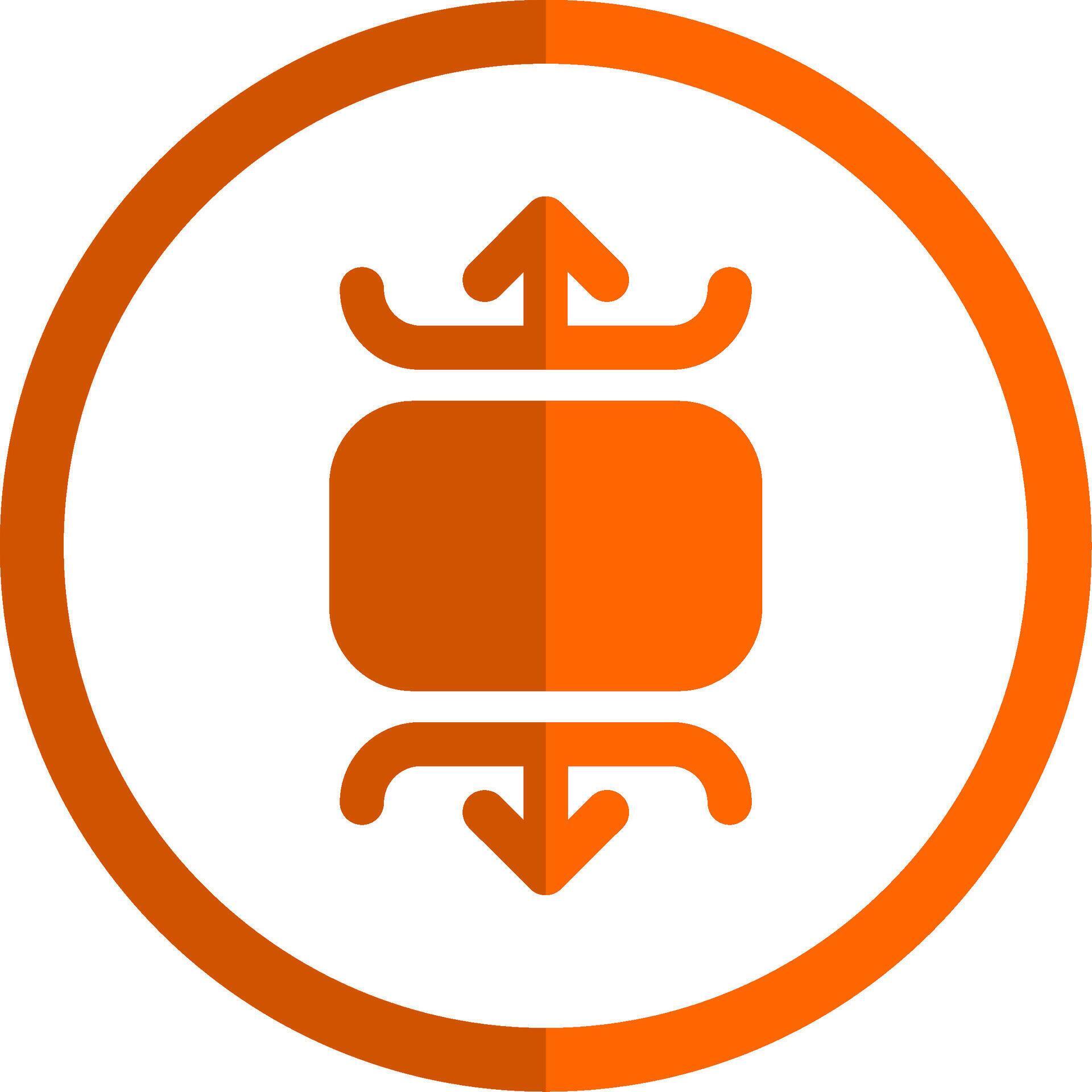 Carousel vertical Glyph Orange Circle Icon 41871108 Vector Art at Vecteezy
