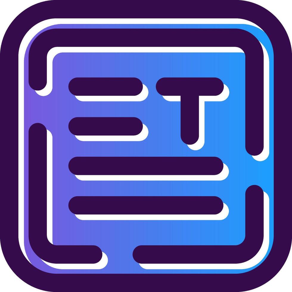 Align Text Gradient Filled Icon 41871347 Vector Art At Vecteezy