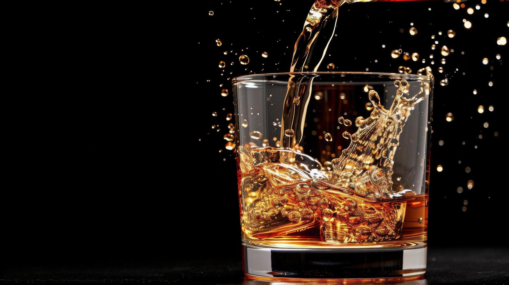 AI generated Pouring Whiskey Into Glass 41873671 Stock Photo at Vecteezy