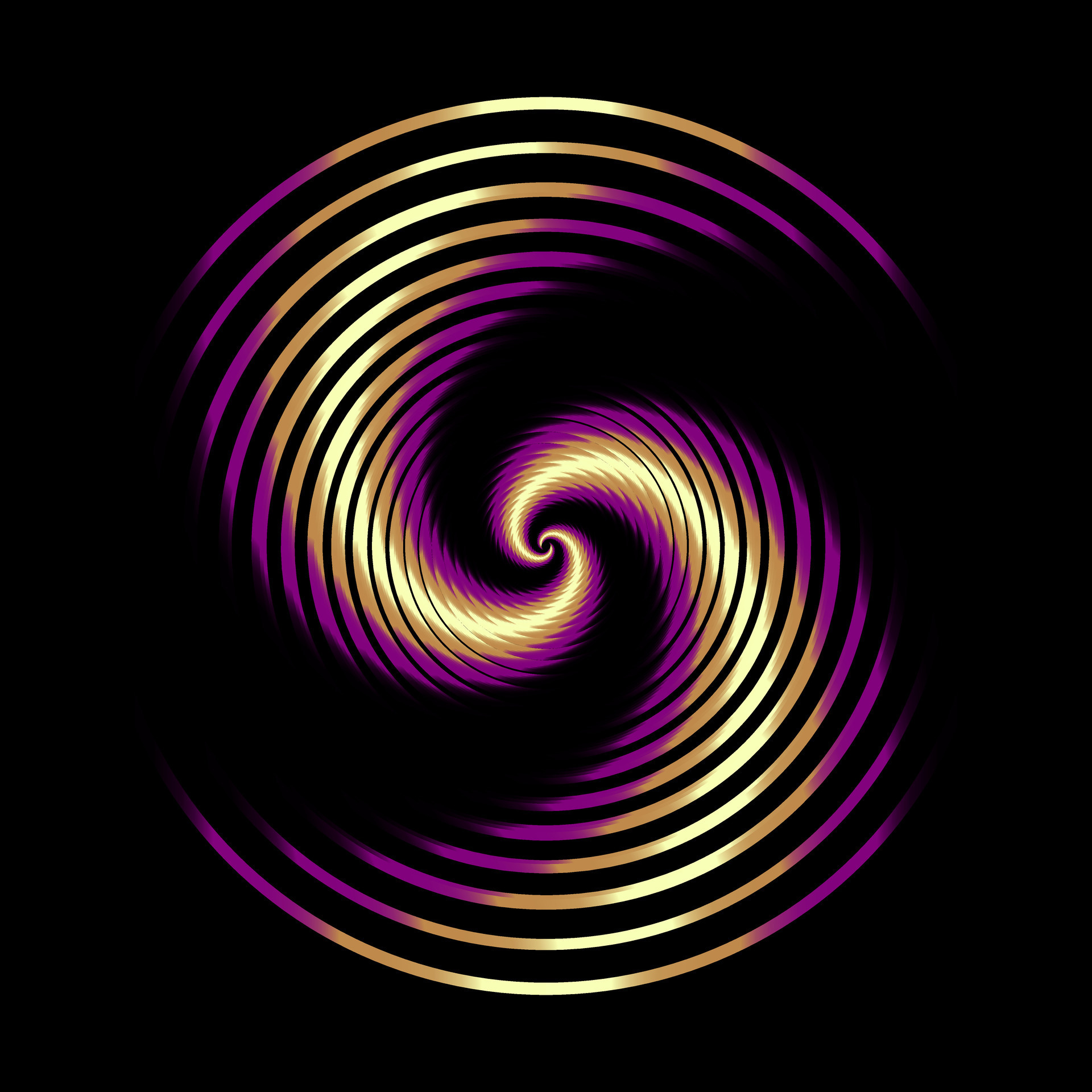 Abstract Spiral Rotating And Twisting Lines Computer Generated Background 3d Rendering